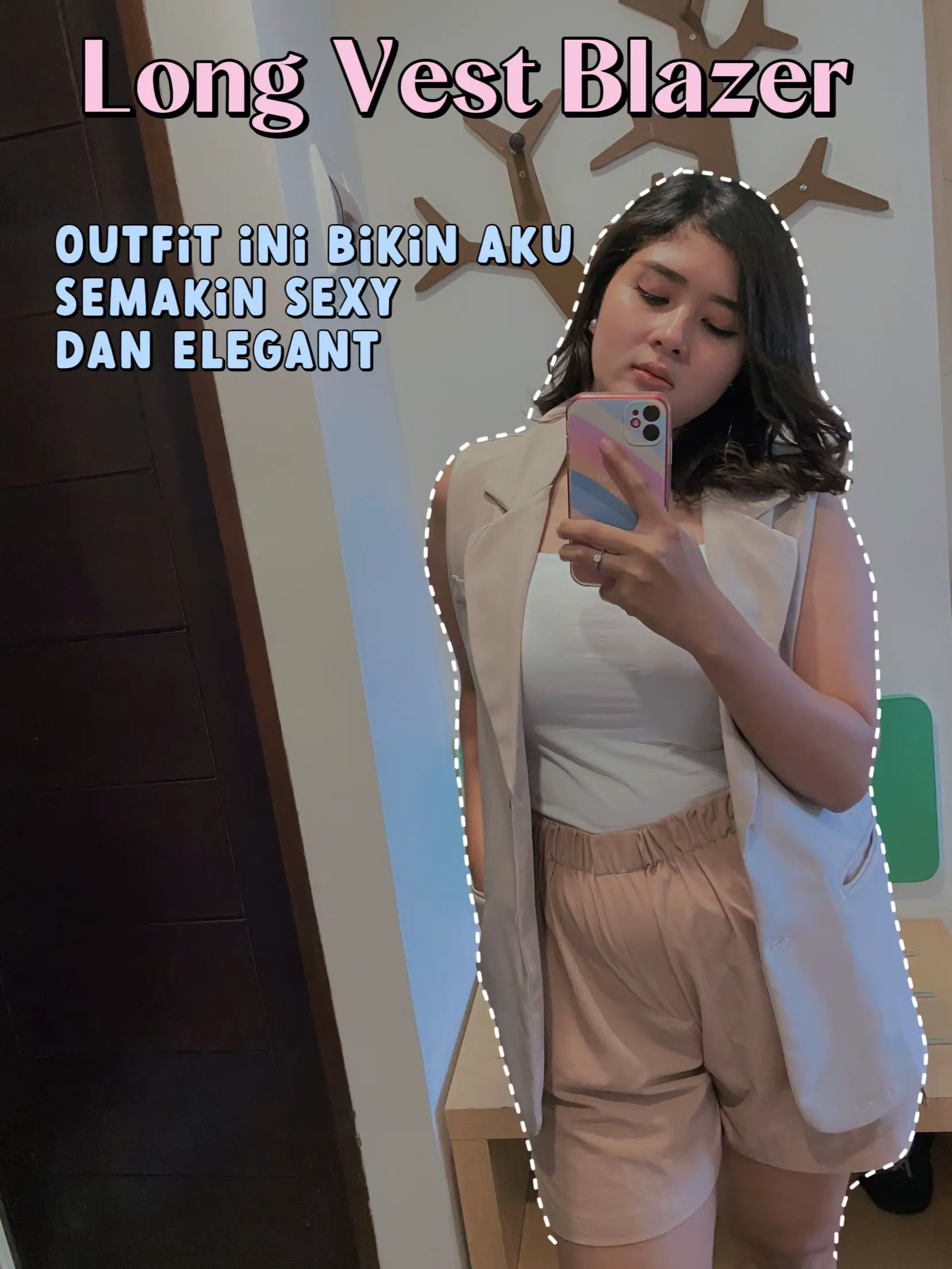 Outfit Sexy Dengan Long Vest Blazer | Galeri diposting oleh Mangoly | Lemon8