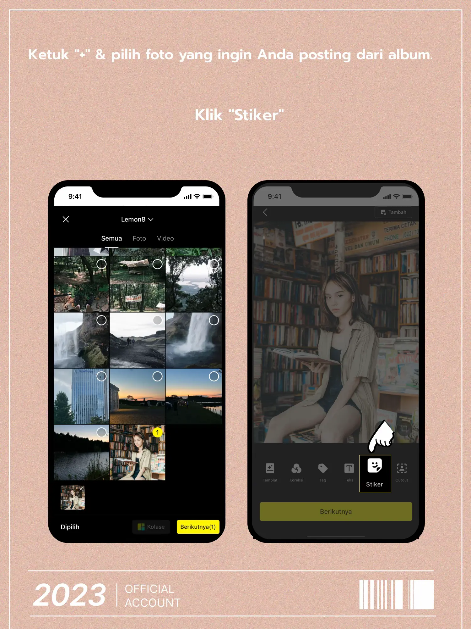 Menolak tampil sama! Coba Stiker Kustom~🍋🥰 | Galeri diposting oleh Lemon8_tutorial | Lemon8