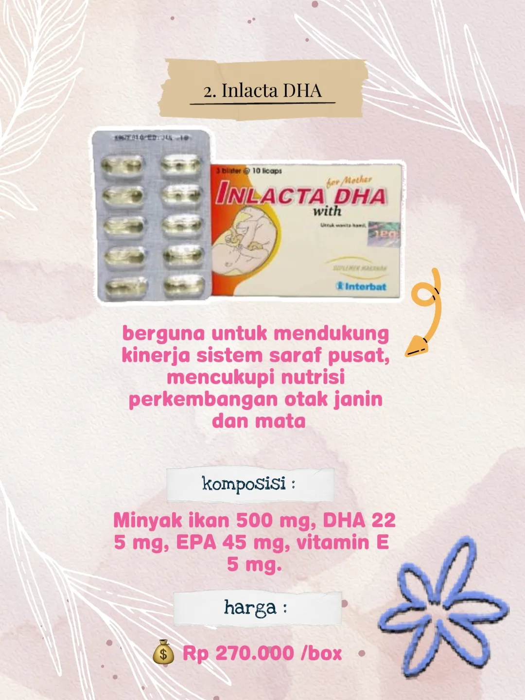 4 Suplemen Wajib untuk Ibu Hamil | Galeri diposting oleh moommyma | Lemon8