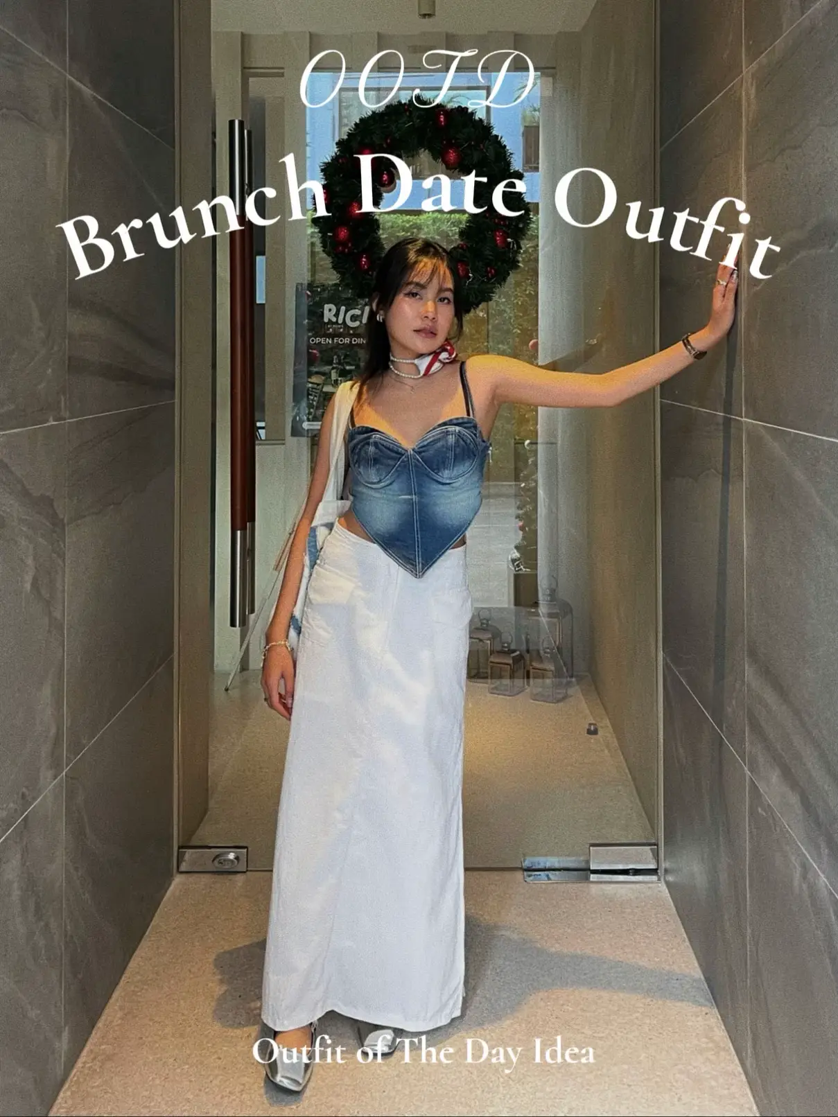 OOTD Brunch Date Outfit Idea | แกลเลอรีที่โพสต์โดย BELL นลินภัสร์ | Lemon8