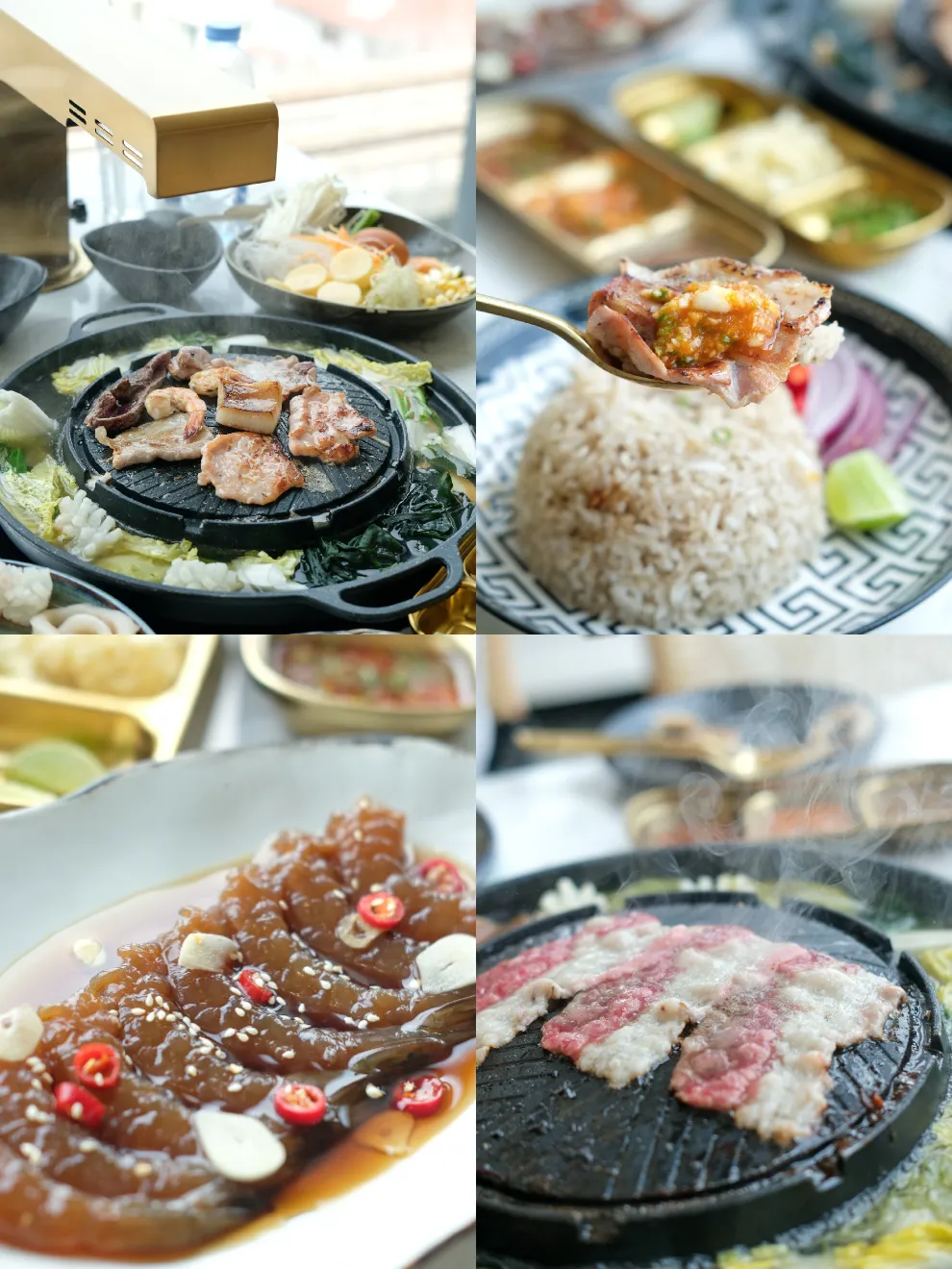 แจกพิกัด! หมูกระทะติดแอร์วิวรถไฟฟ้า🚈 | แกลเลอรีที่โพสต์โดย LA-WANder | Lemon8