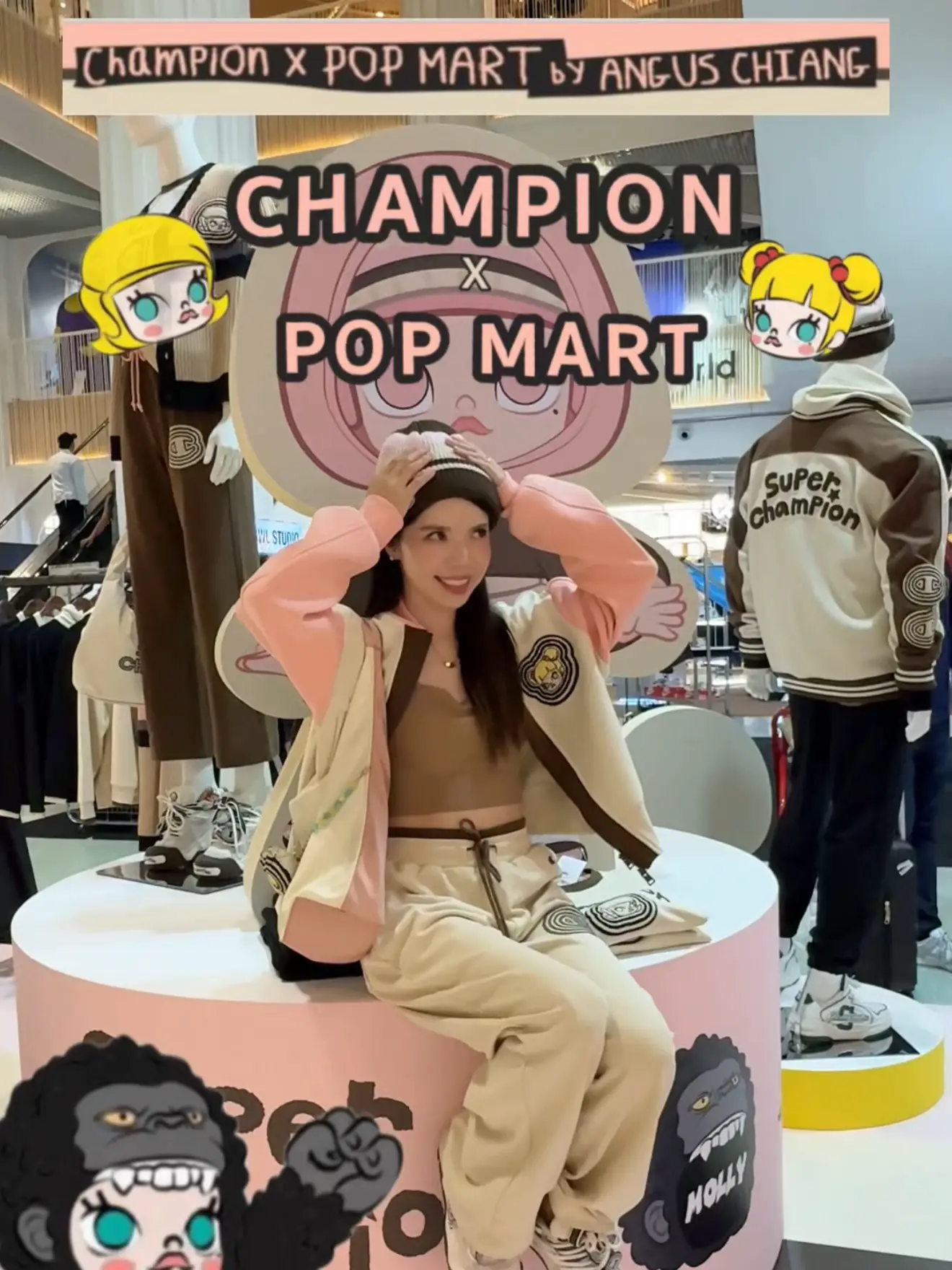 CHAMPION x POPMART ️ | วิดีโอที่เผยแพร่โดย gukoiiz | Lemon8