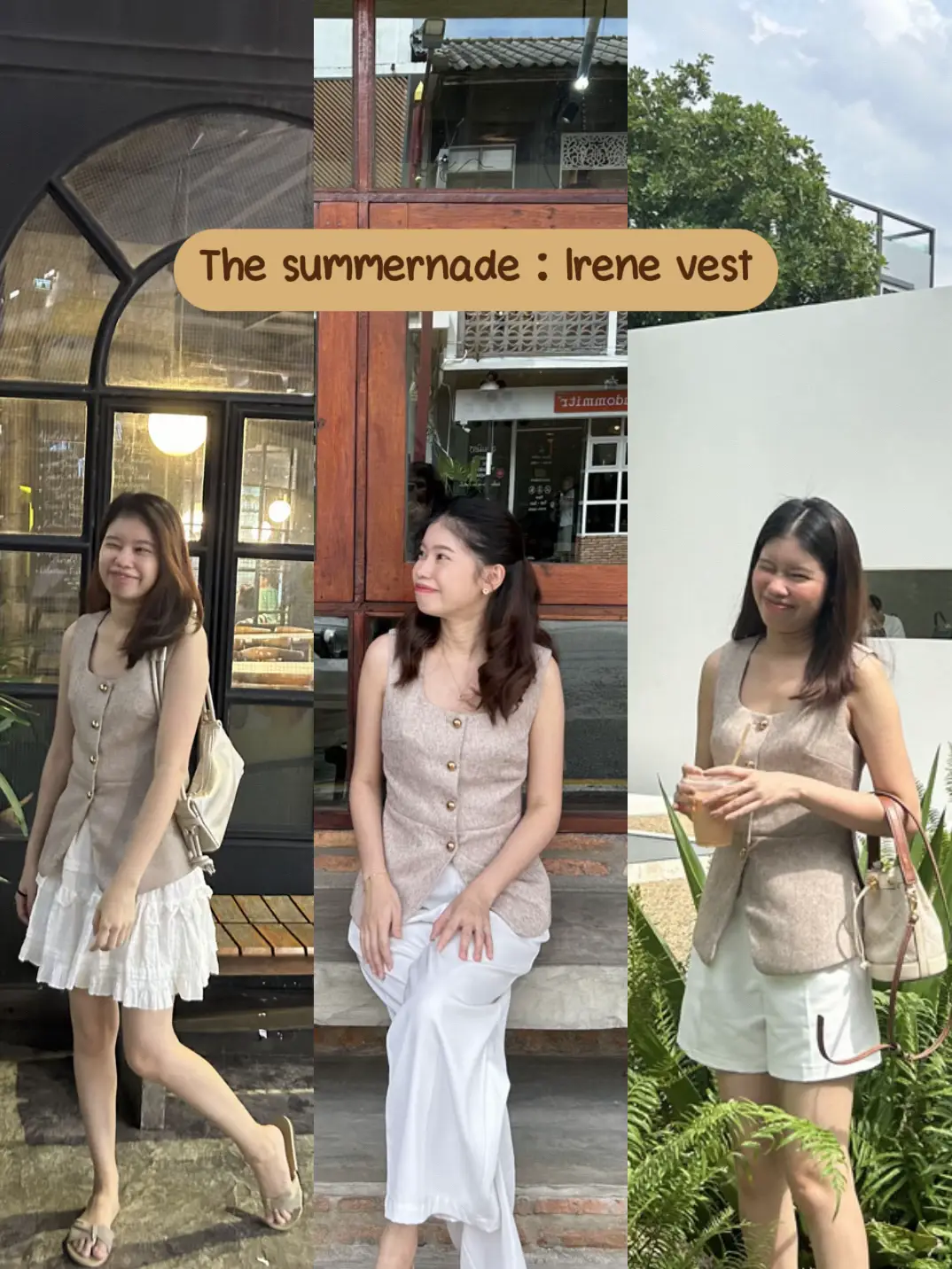 OOTD : แจกไอเดีย Mix&Match เสื้อผ้าในตู้ (ฉบับสาว 154 cm) | แกลเลอรีที่โพสต์โดย ♡ MANOW ♡ | Lemon8