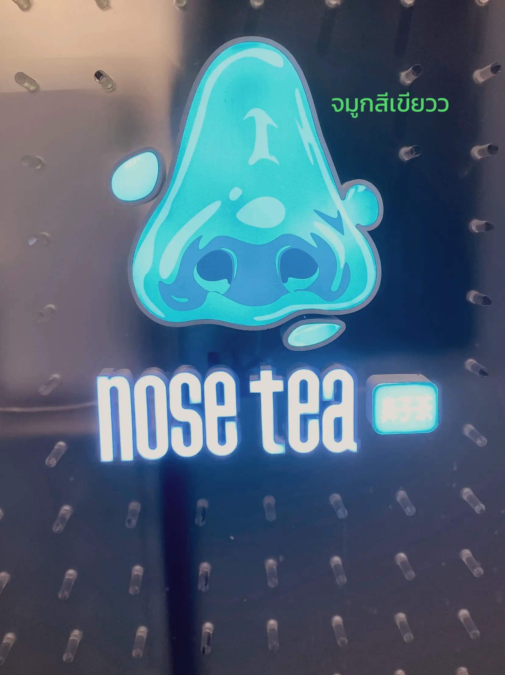 NOSE TEA 🧋ชานมจมูกเขียวเจ้าดัง 👃 | แกลเลอรีที่โพสต์โดย Petch_a | Lemon8