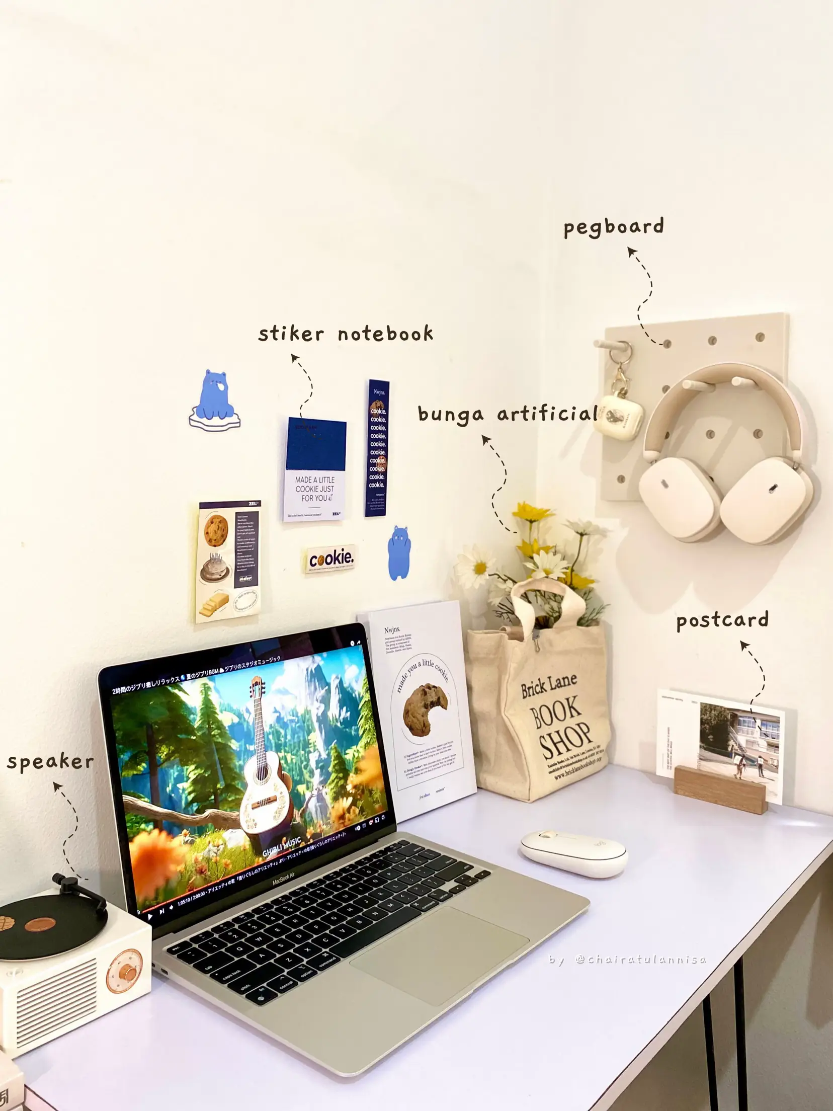 Desk makeover || desk setup aesthetic IRT 🍹 | Galeri diposting oleh ...