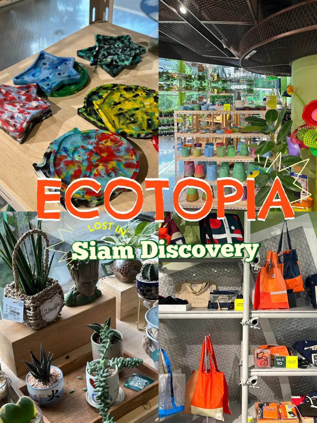 🌳“ECOTOPIA” 👀โซนนี้ใน Siam Discovery 🛍️เขาขายอะไร?? | แกลเลอรีที่โพสต์ ...