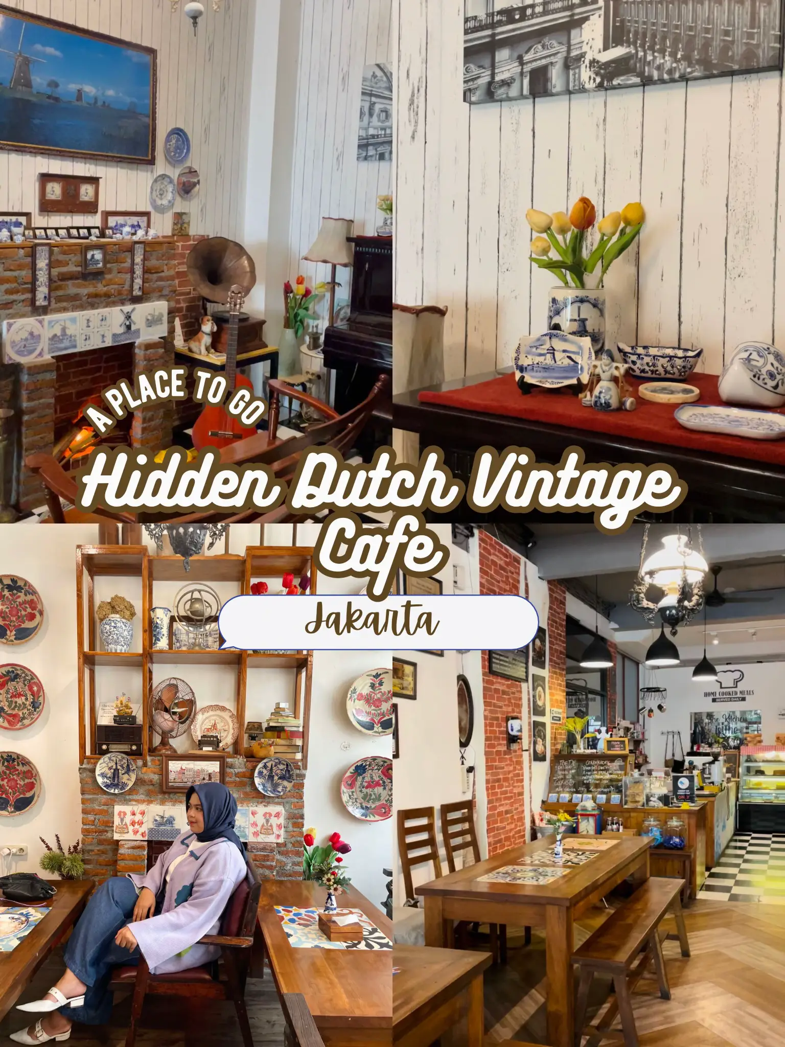 Hidden Dutch Vintage Cafe di Jakarta Barat 🌷 | Video published by Where ...