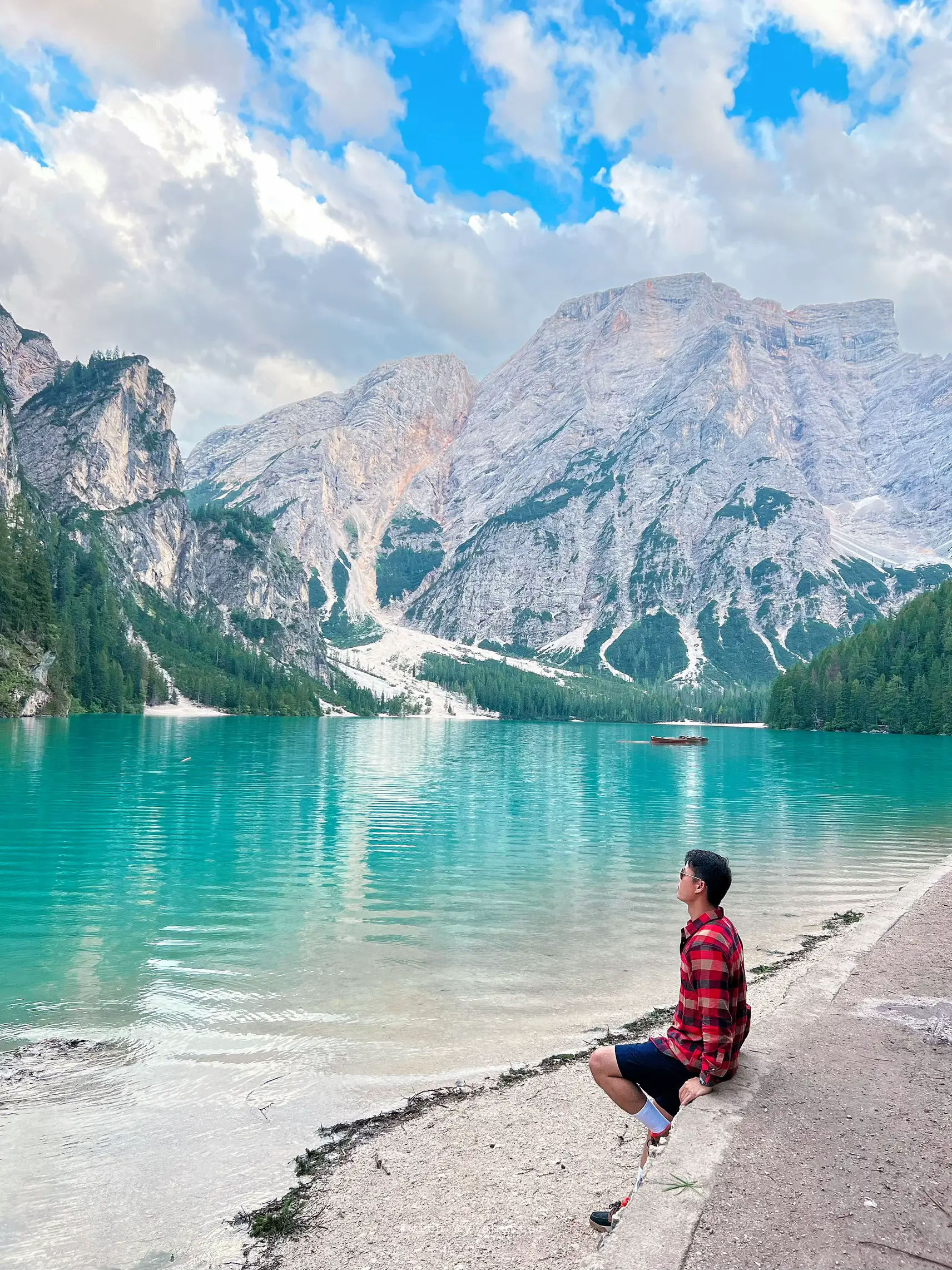 Lago Di Braies หรือ Lake Braies Dolomite | Gallery posted by WithMyShutter | Lemon8