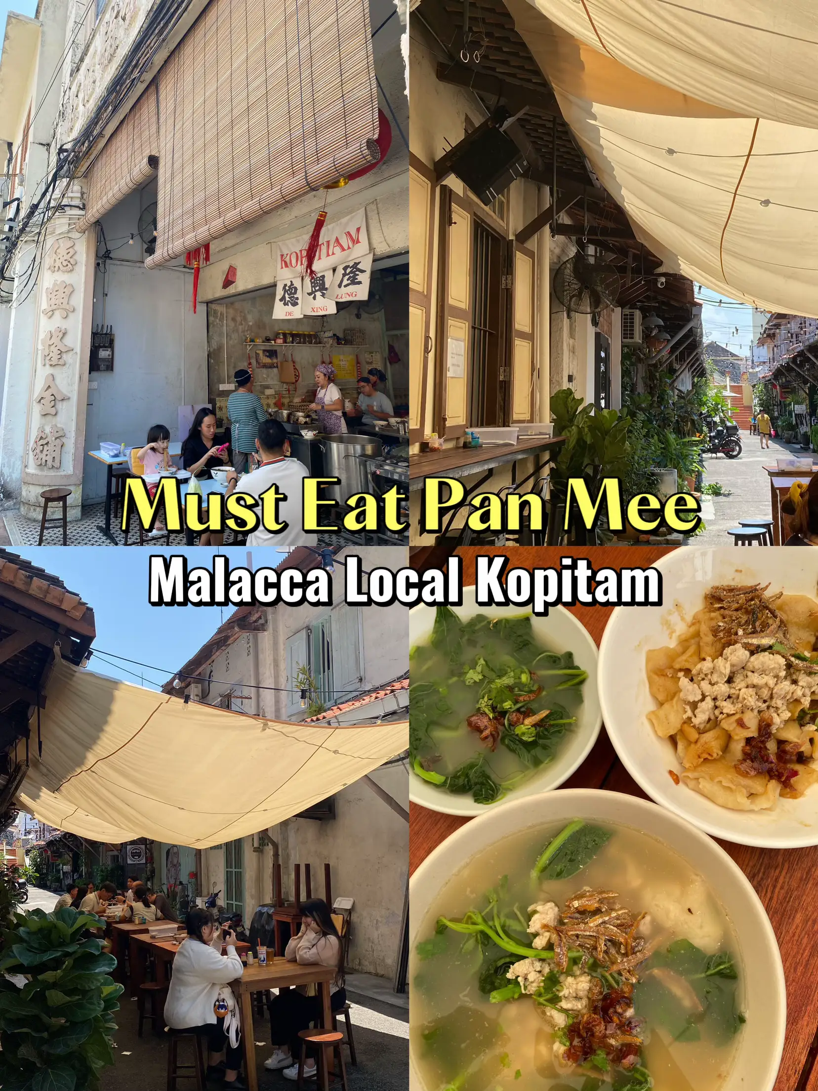 Famous Local Pan Mee Shop in Malacca! | Galeri disiarkan oleh ...