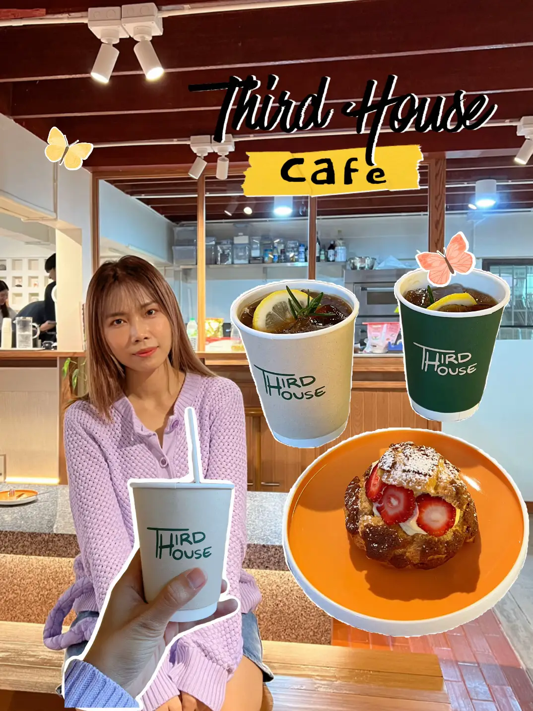 Third House cafe ในวันที่ฝนตก☔️ | แกลเลอรีที่โพสต์โดย jiejiejiali | Lemon8