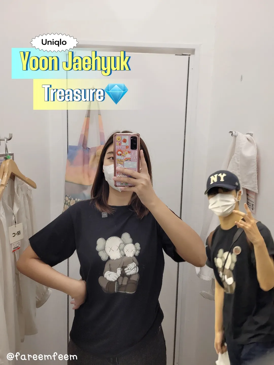 ซื้อตามแจฮยอกดีมั้ย? เสื้อยืด Uniqlo UT KAWS | แกลเลอรีที่โพสต์โดย fareemfeem | Lemon8