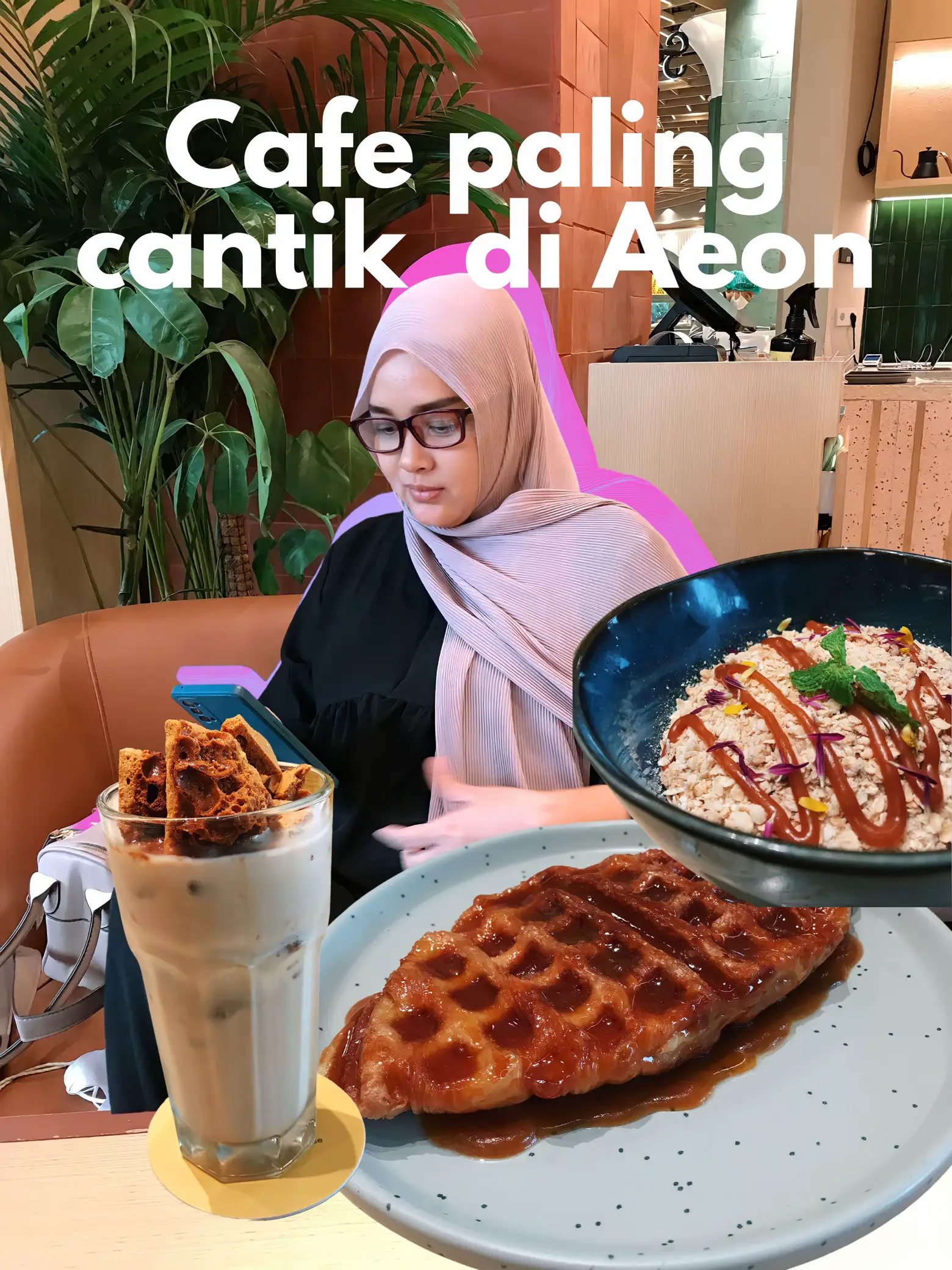 CAFE PALING CANTIK DI AEON!😍 | Galeri diposting oleh ave eats | Lemon8
