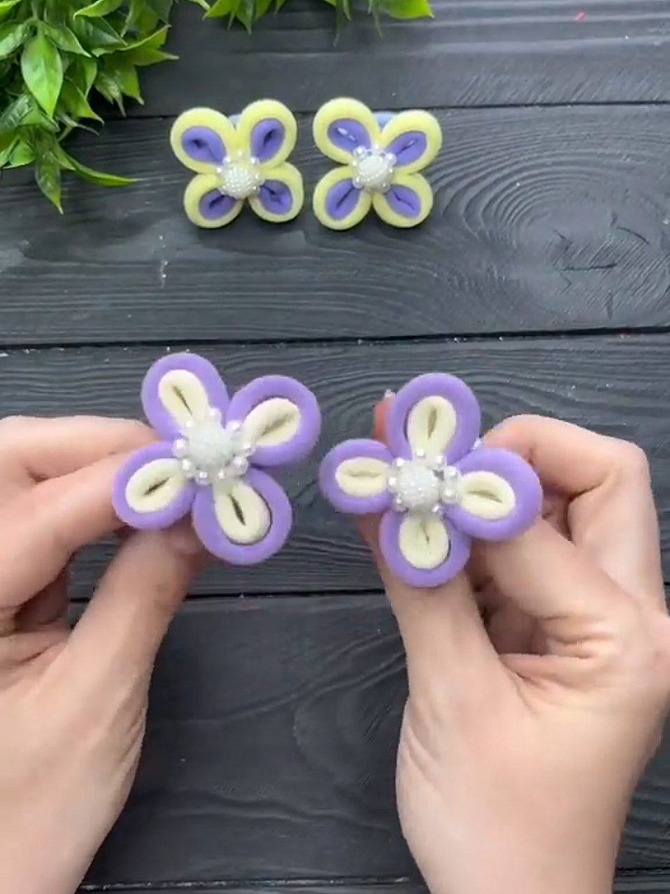 DIY Ikat rambut imut🧸💐 | Video dipublikasikan oleh PEACH🍑 | Lemon8