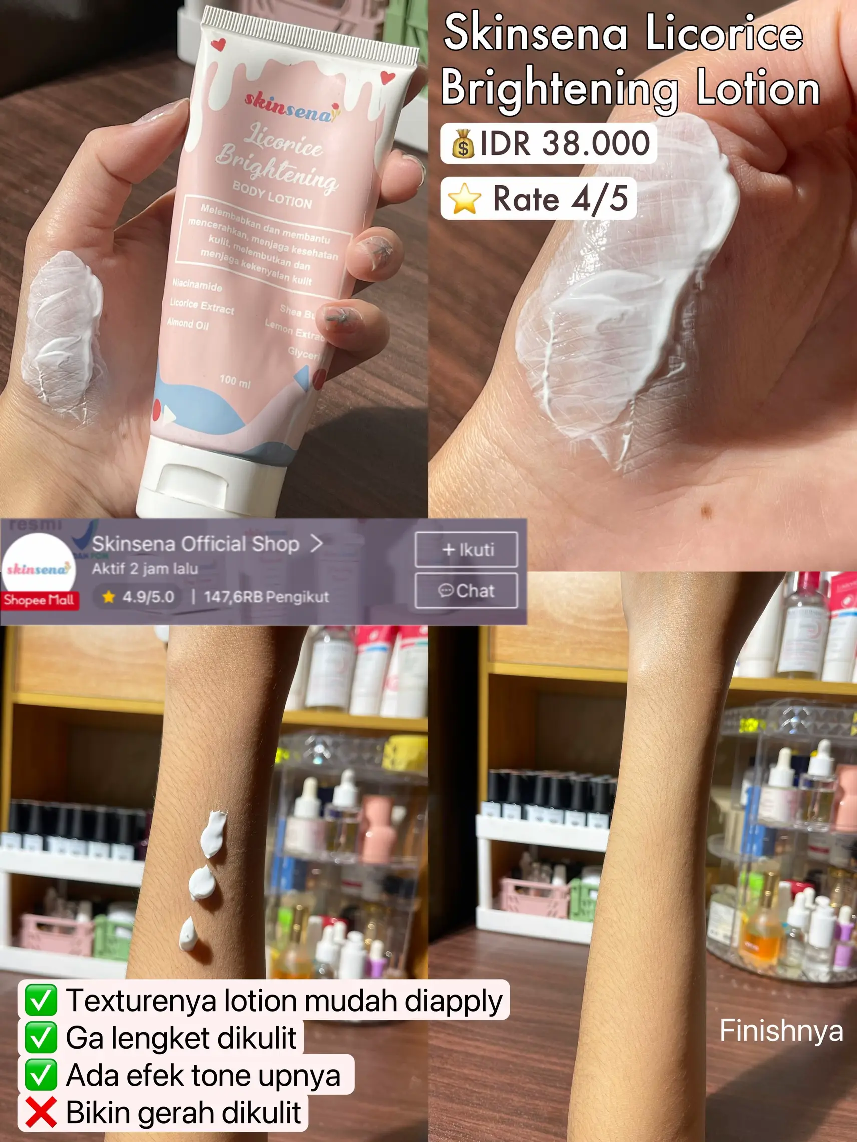 Body Lotion Collection Dengan Tone Up Effect 😚 | Galeri diposting oleh ...
