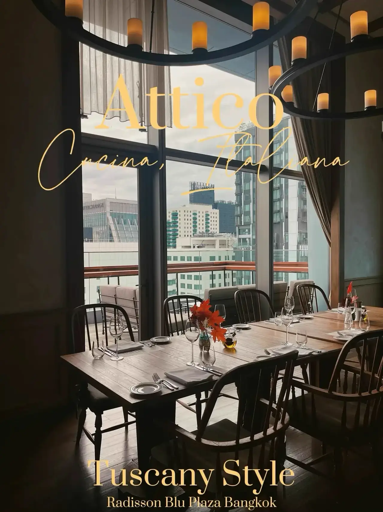 Attico @Radisson Blu Plaza Bangkok 🇮🇹 | แกลเลอรีที่โพสต์โดย 瑠美 | Lemon8