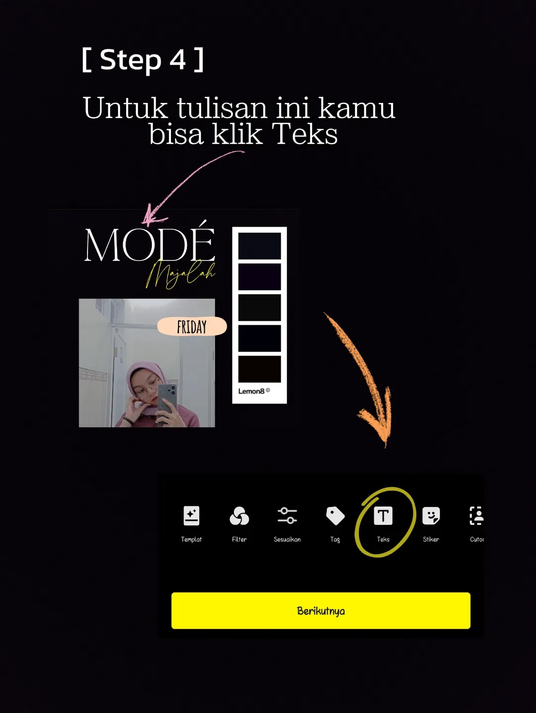 Cara Mudah Edit foto cover ala majalah di lemon8 | Galeri diposting oleh Me qha | Lemon8