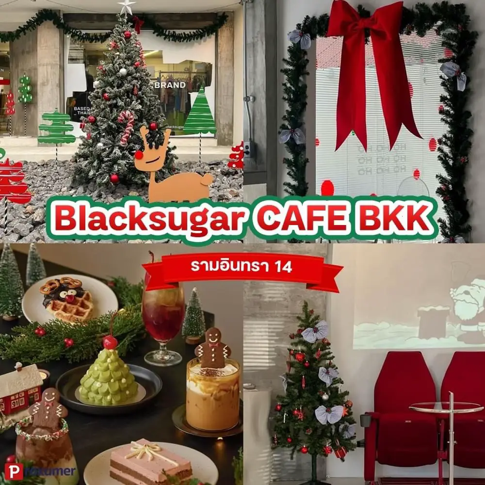 แจกพิกัด 12 คาเฟ่ธีมคริสต์มาส🎄☕️ | แกลเลอรีที่โพสต์โดย Proxumer | Lemon8