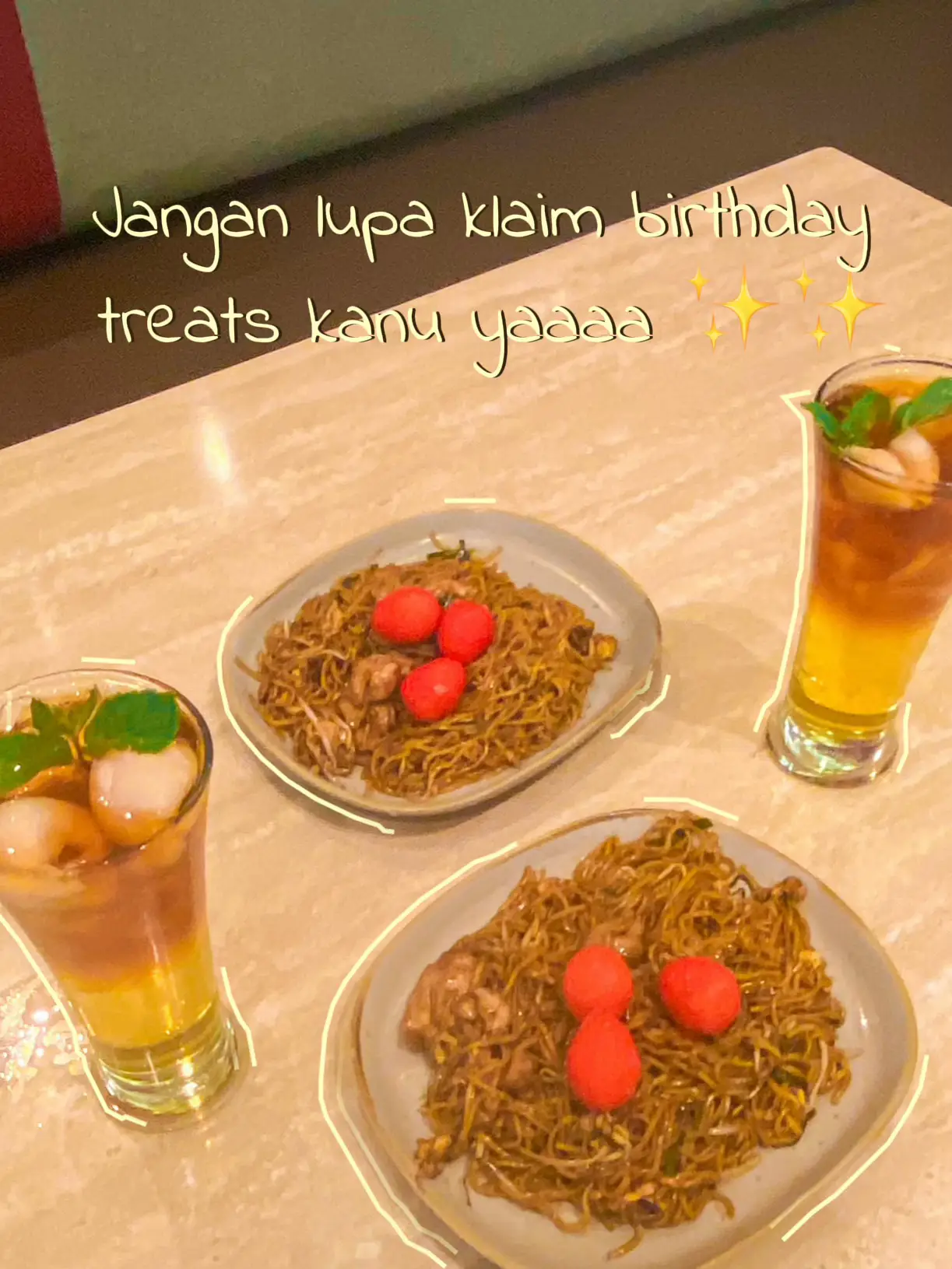 GINI CARANYA KLAIM BIRTHDAY TREATS DI TA WAN | Galeri diposting oleh Cheeeee | Lemon8