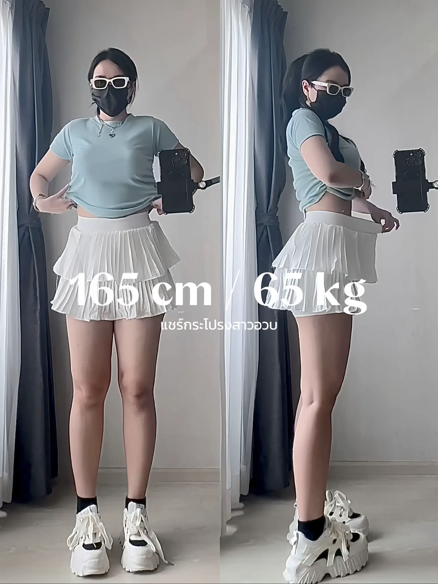 165cm 65kg น่ารักนุบนิบ x10 กับกระโปรงสั้นสาวอวบ 🤍🩵 | วิดีโอที่เผยแพร่ ...