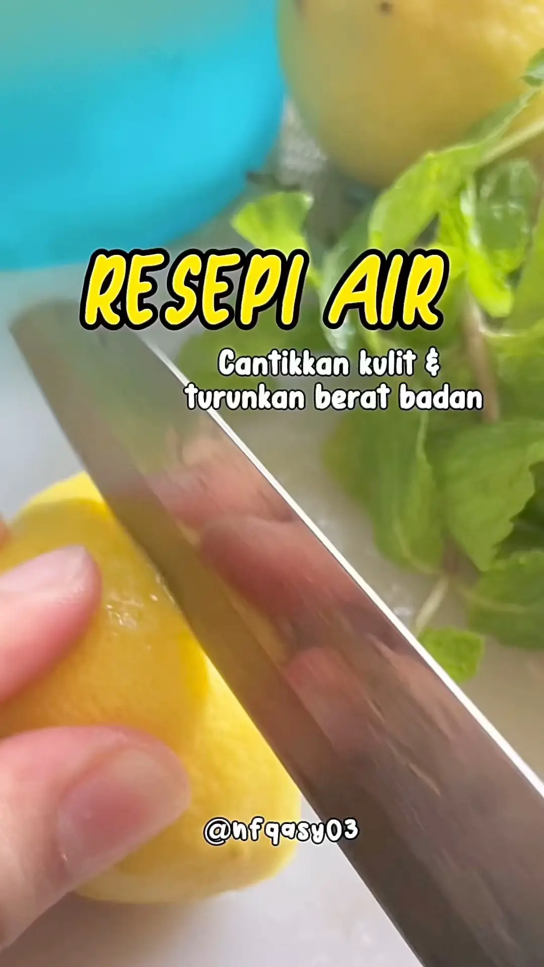 Resepi air cantikkan kulit | วิดีโอที่เผยแพร่โดย Nfqasy | Lemon8