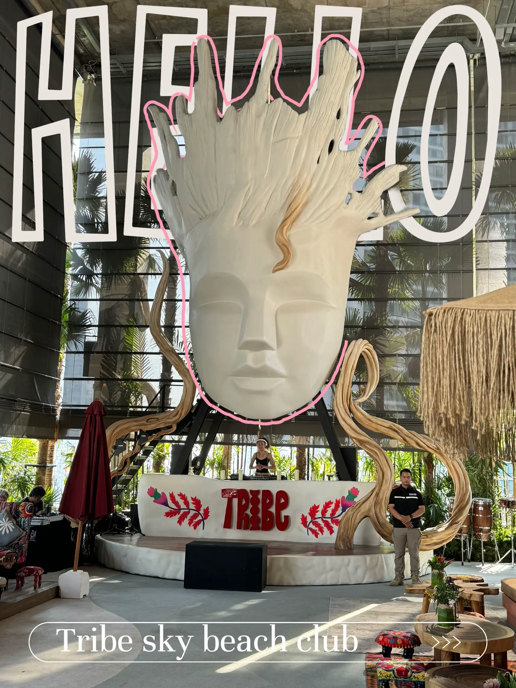 Tribe sky beach club 🏝 | แกลเลอรีที่โพสต์โดย Suthidar Sama | Lemon8