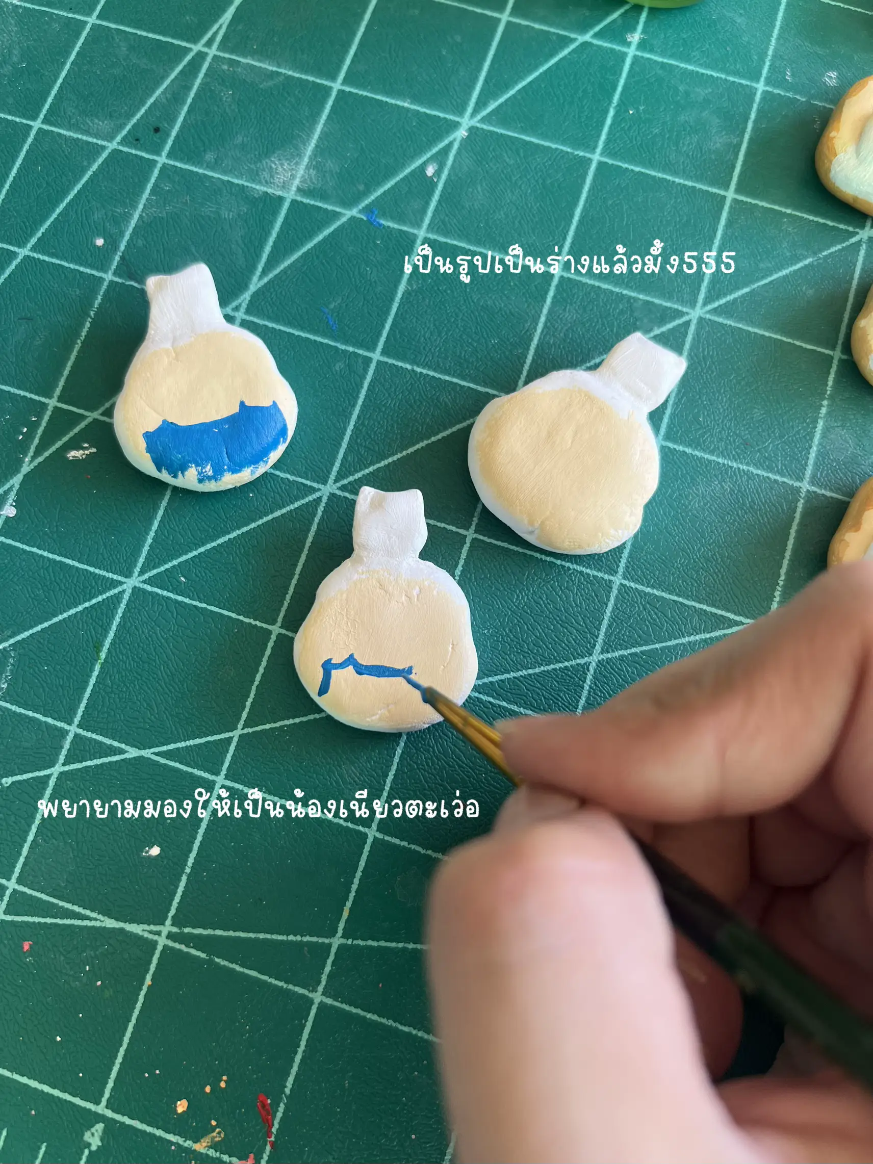 DIY กุญแจดินปั้น ทำง่ายๆไม่ต้องอบ!!🤍💫 | แกลเลอรีที่โพสต์โดย keychain.KJ ...