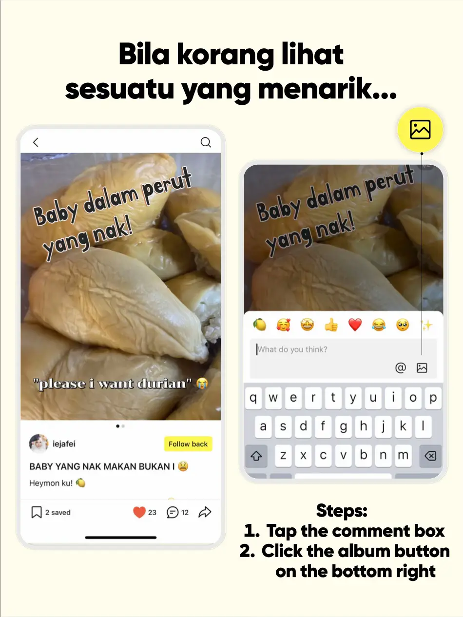 Now can comment with pic on 🍋8️⃣? MUST TRY FEATURE 😍 | Galeri diposting oleh Lemon8_MY | Lemon8