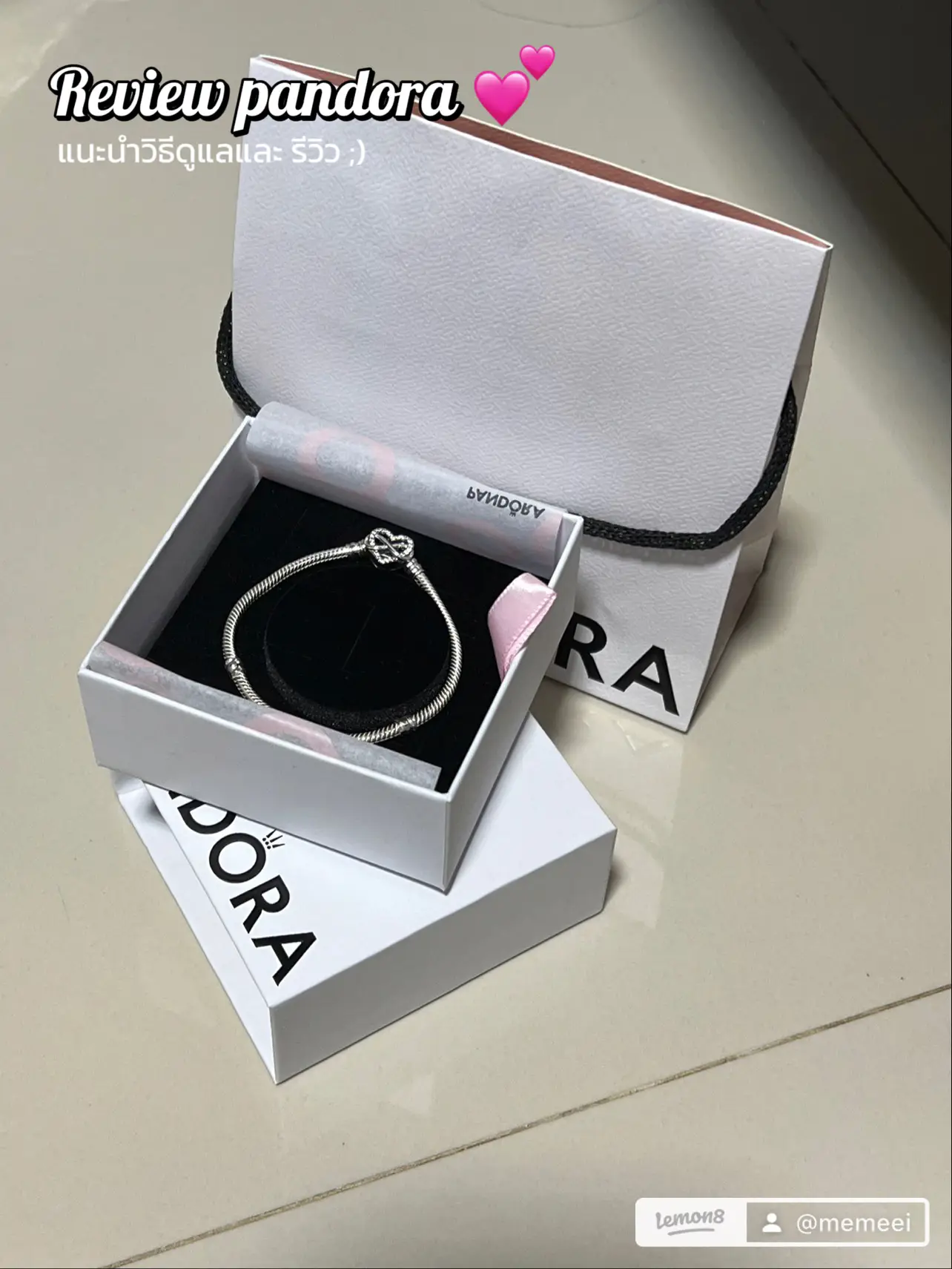 รีวิวกำไล Pandora 🎀 ฉบับมือใหม่ (เส้นแรก) | แกลเลอรีที่โพสต์โดย R ...