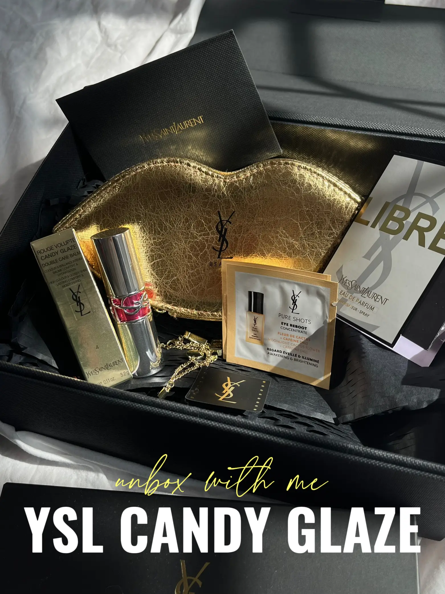 unboxing YSL Candy Glaze & free birthday gift 💄🎁 | วิดีโอที่เผยแพร่โดย ...