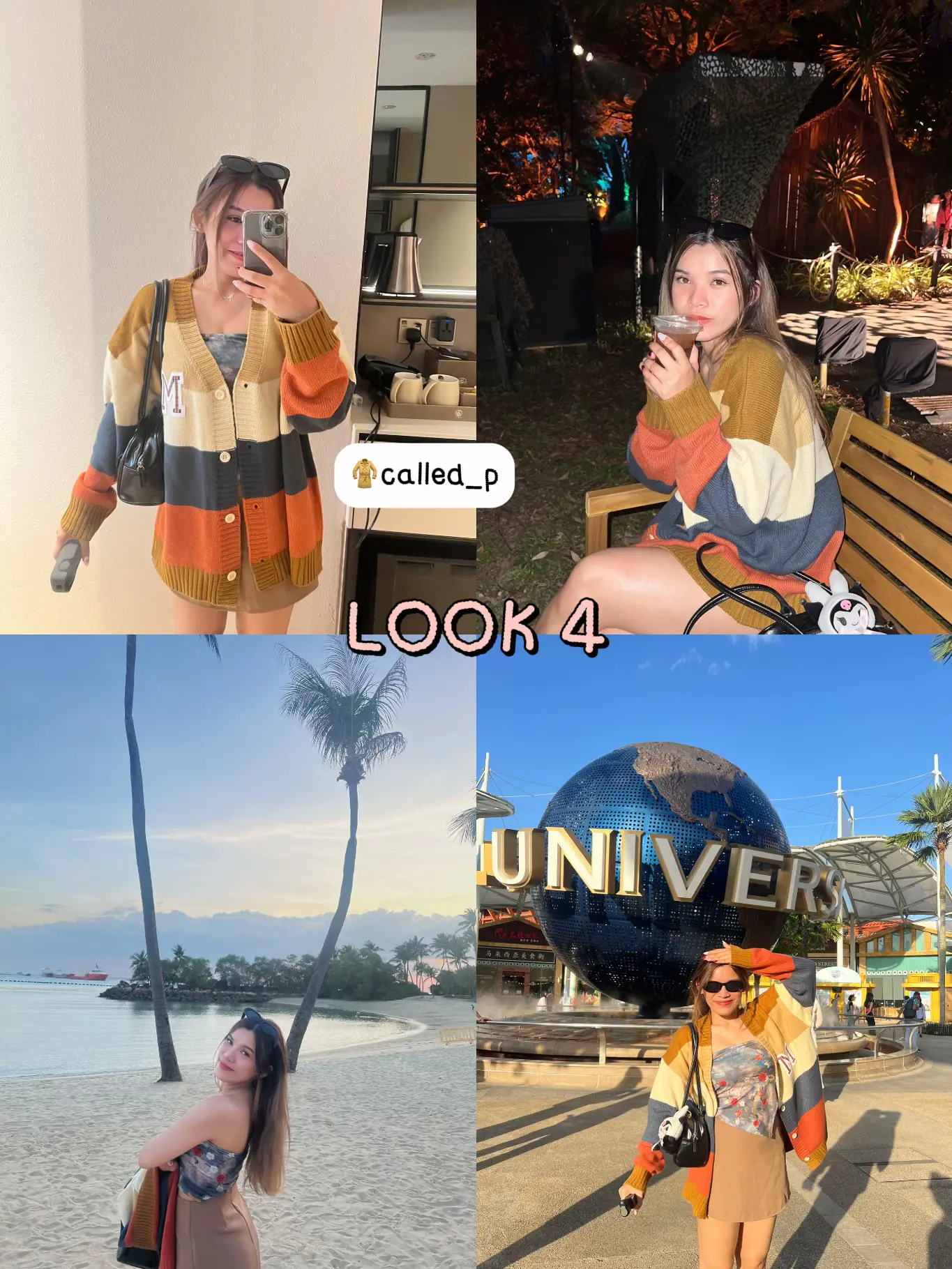 👗OOTD 4 looks ไปเที่ยวสิงคโปร์🇸🇬 | แกลเลอรีที่โพสต์โดย Khun33 | Lemon8