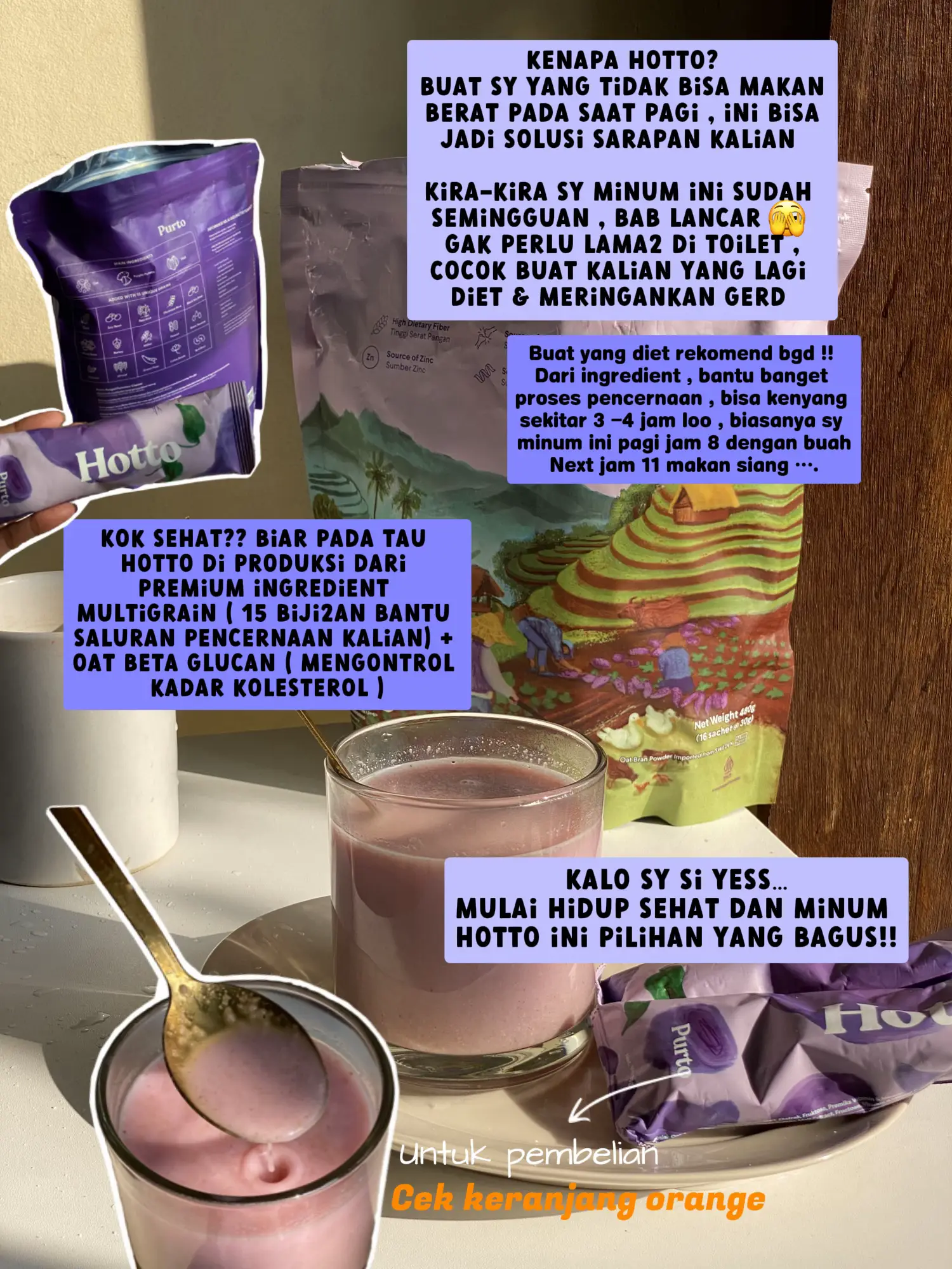 VIRAL!! My honest reviewHotto? SOLUSI DIET?? | Galeri diposting oleh InternalGlow | Lemon8