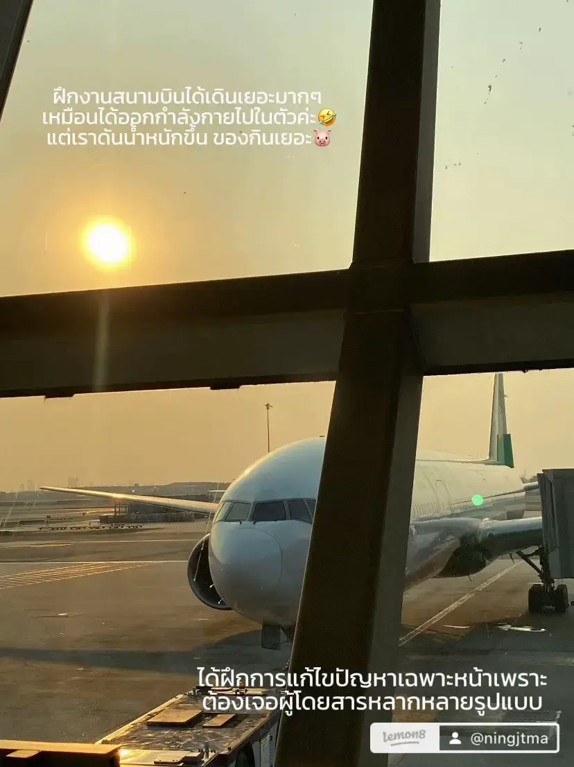 ประสบการณ์ฝึกงานสายการบินไต้หวัน🇹🇼 EVA AIRWAYS 💚 ️ | แกลเลอรีที่โพสต์โดย .𝙉𝙞𝙣𝙜🌷🐰 | Lemon8