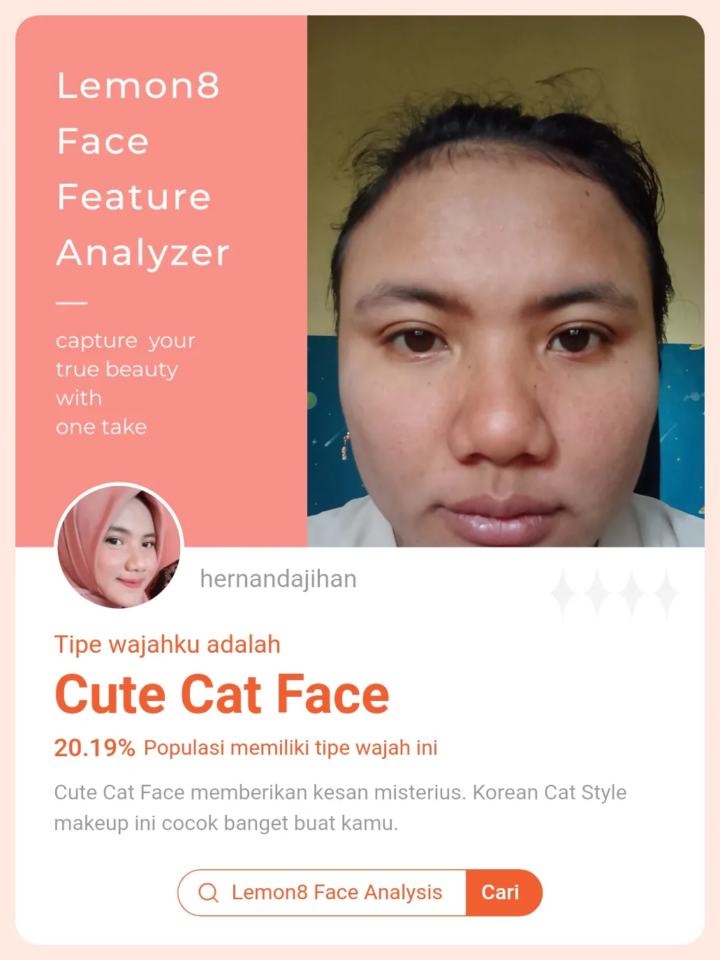 Laporan Analisis Wajahku | Galeri diposting oleh jihan | Lemon8