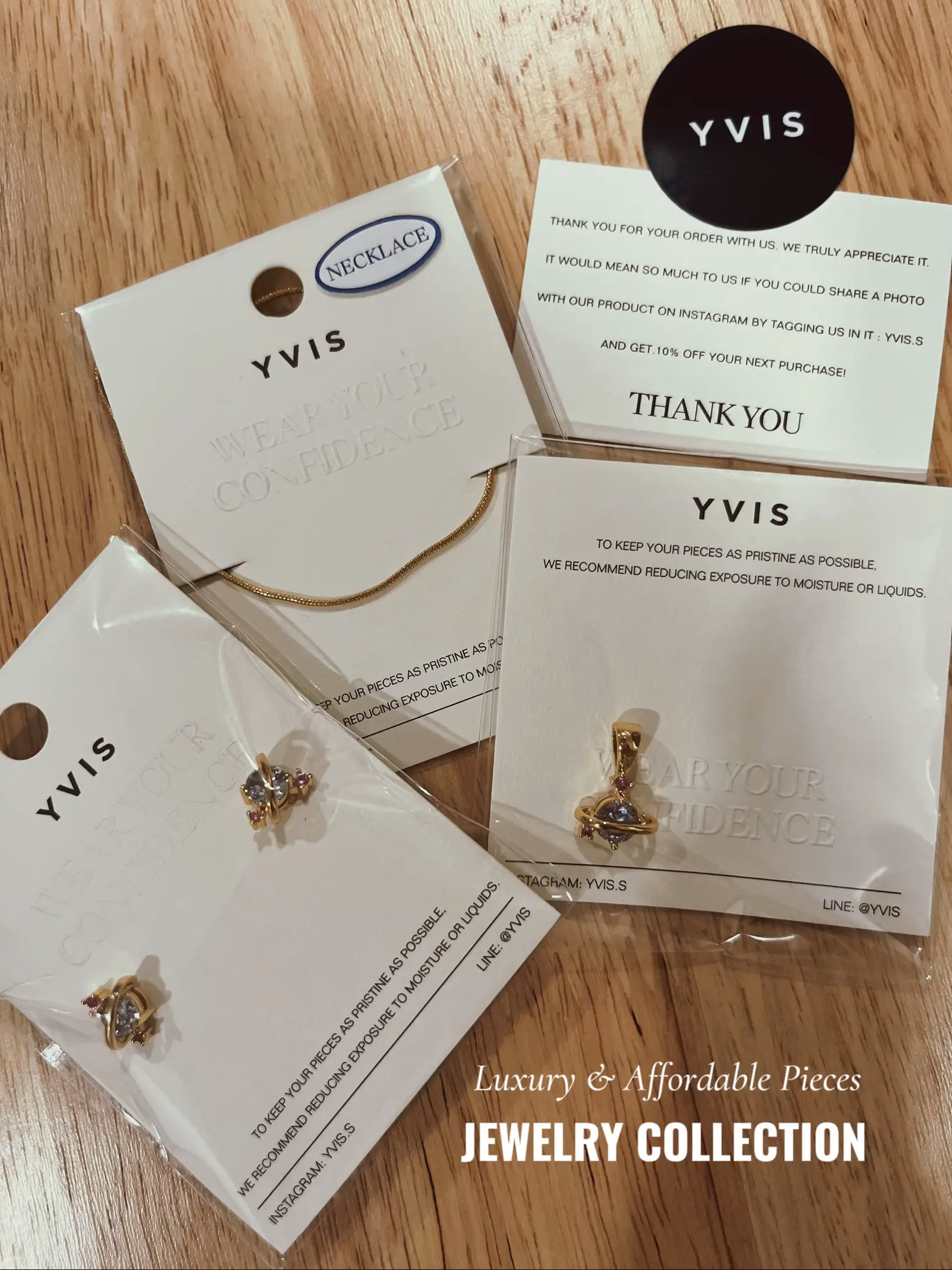Jewelry brand YVIS is common but luxury 💍💎🫧👑 | วิดีโอที่เผยแพร่โดย ...