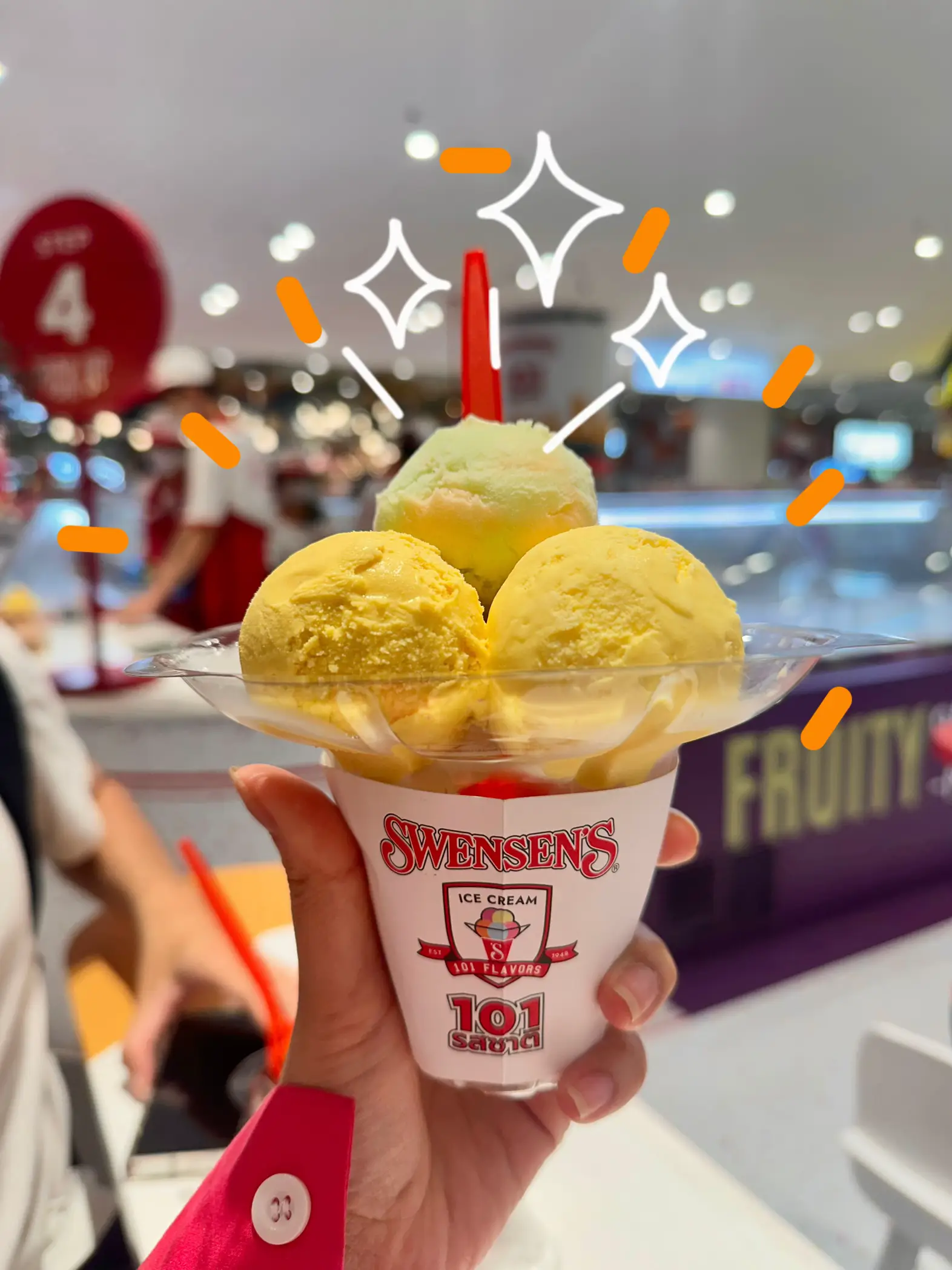 ไอศกรีม swensen's 101 รสชาติ 1 แถม 1 😍 | แกลเลอรีที่โพสต์โดย Aam 👾 | Lemon8