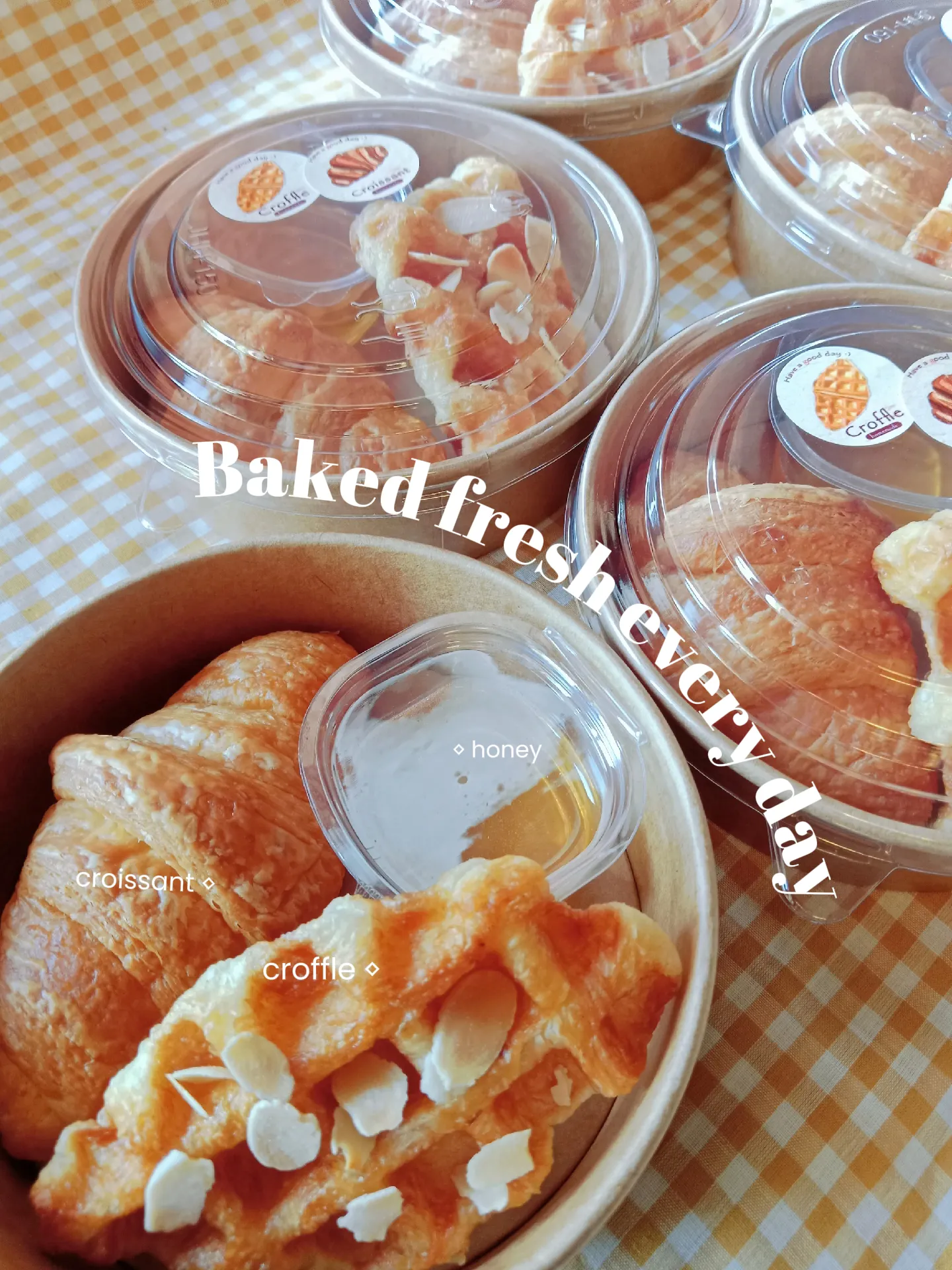 Baked fresh every day 🥐 | แกลเลอรีที่โพสต์โดย ~ v a n d a 🌻~ | Lemon8