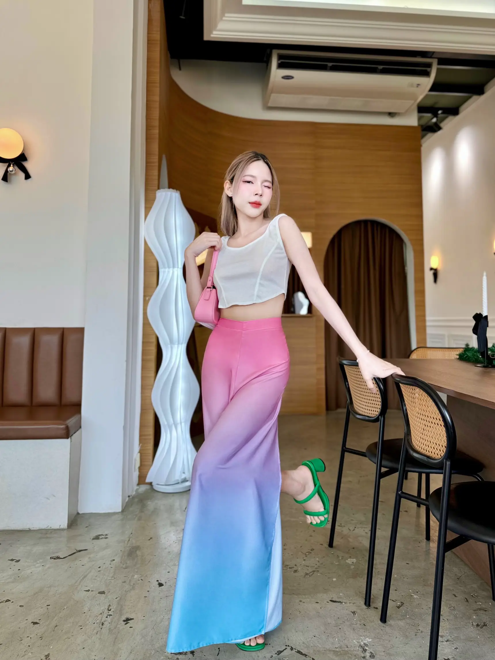 OOTD สไตล์สาว 150cm | แกลเลอรีที่โพสต์โดย yoksirinya 🐰 | Lemon8