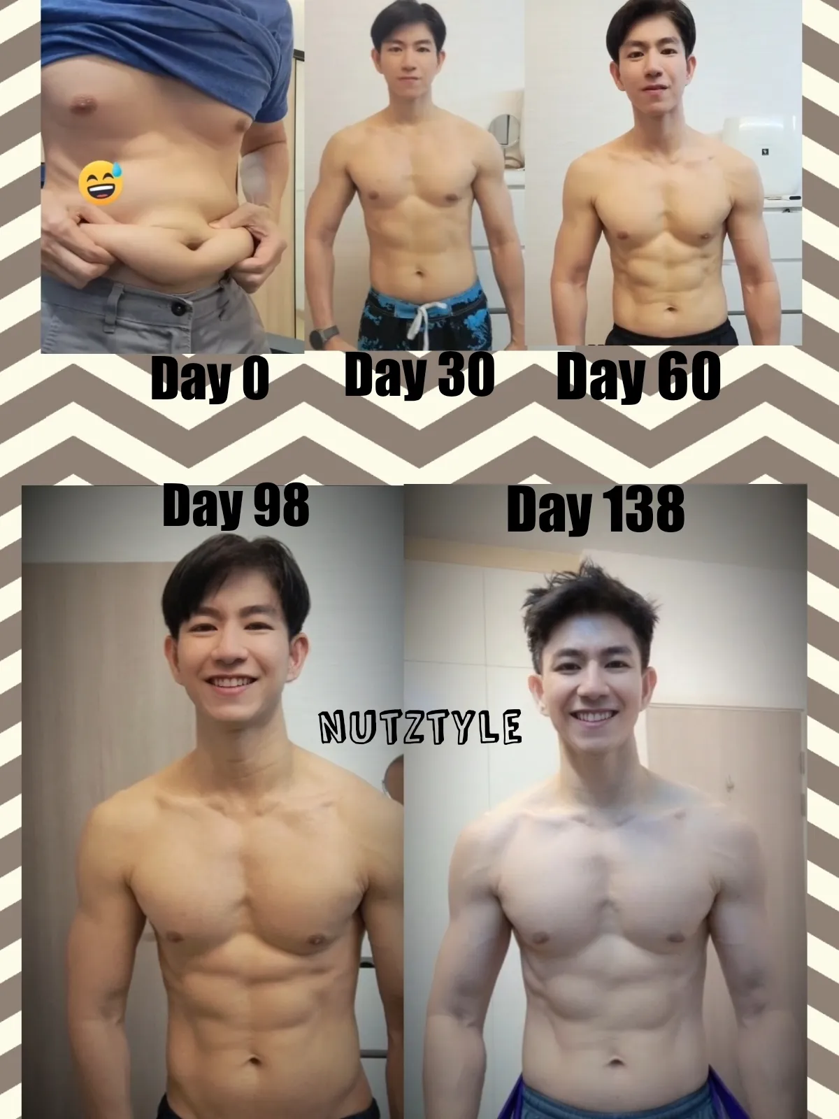 💥My Transformation in 138 days 🥰 | แกลเลอรีที่โพสต์โดย Nut Ztyle | Lemon8
