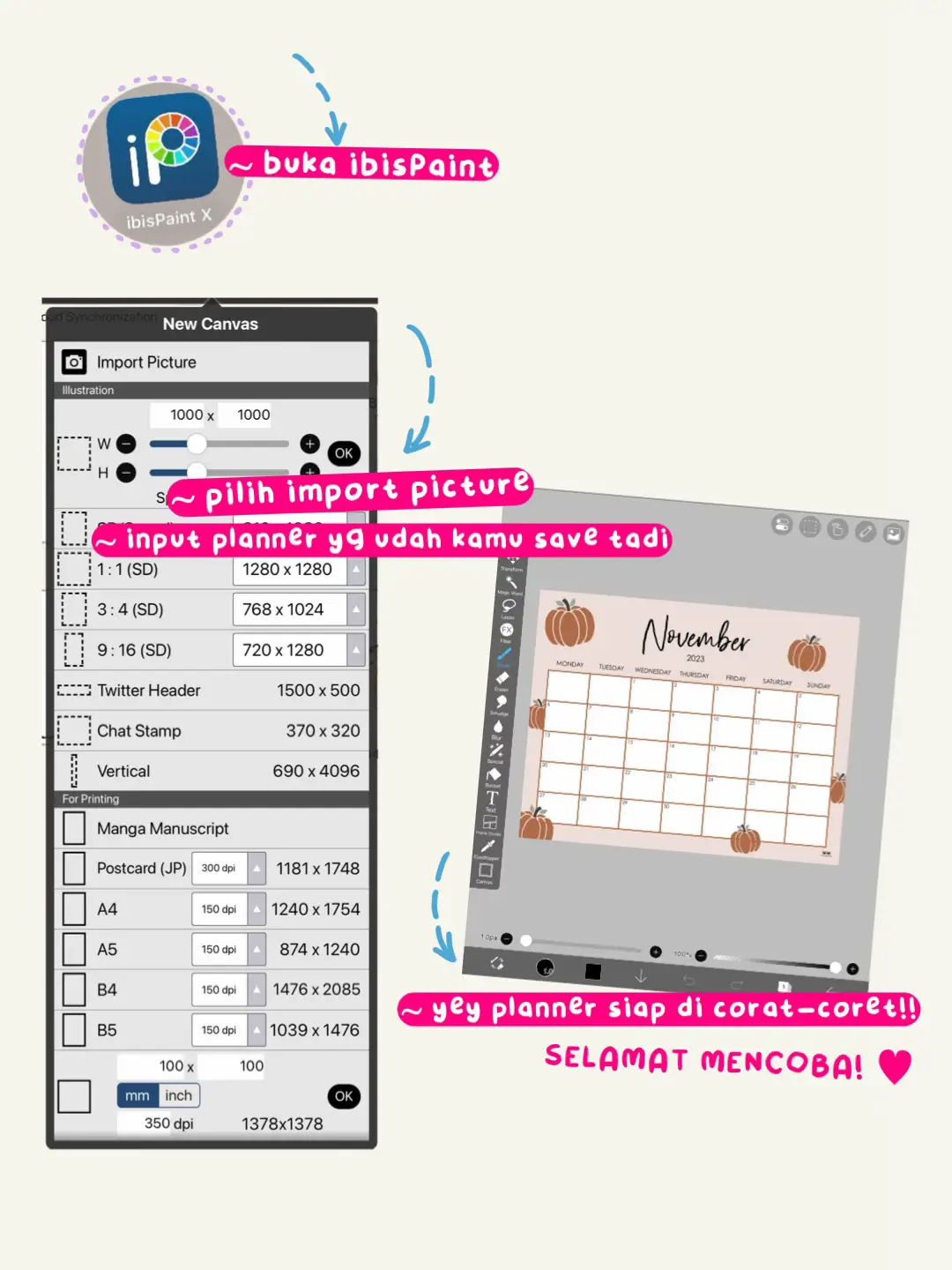 CARA GRATIS BUAT PLANNER! Anak kuliah wajib punya | Galeri diposting ...