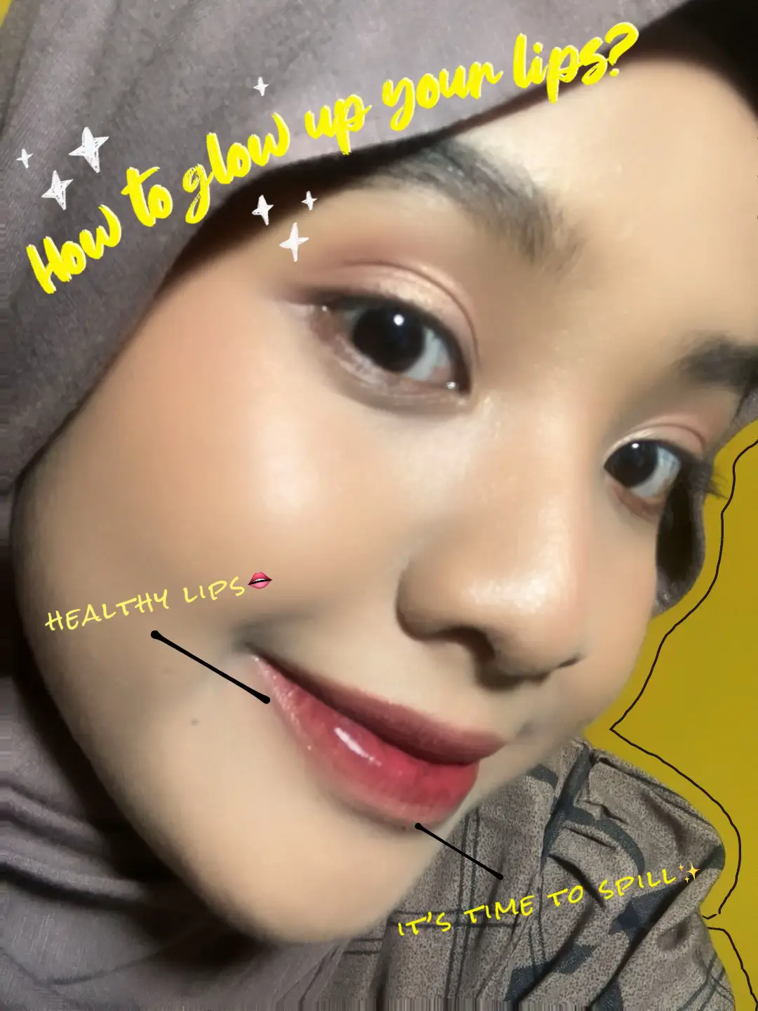 HOW TO GLOW UP YOUR LIPS?🤔👄 | Galeri diposting oleh aley🌜 | Lemon8
