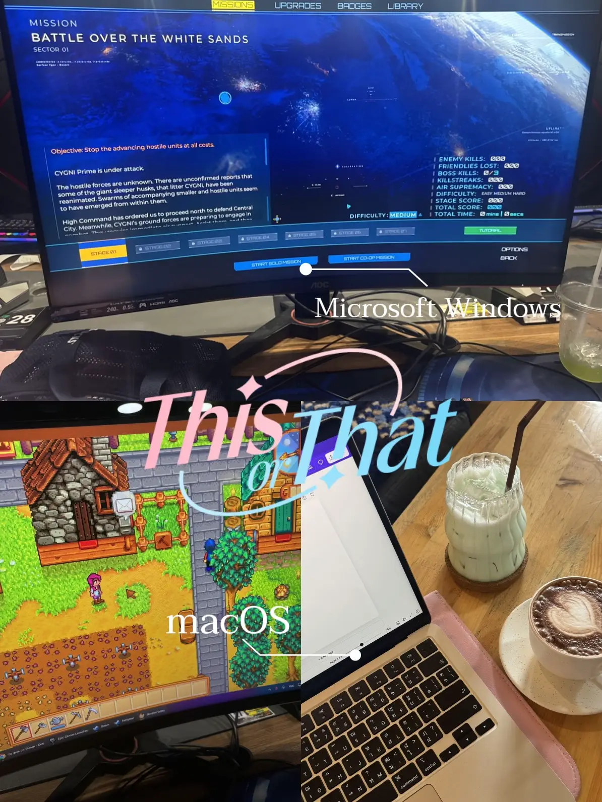 แนวทางการเลือกซื้อ Laptop ทั้ง 2 ระบบปฏิบัติการ 💻🤩 | แกลเลอรีที่โพสต์โดย ᪤𓈒 meowmatcha | Lemon8