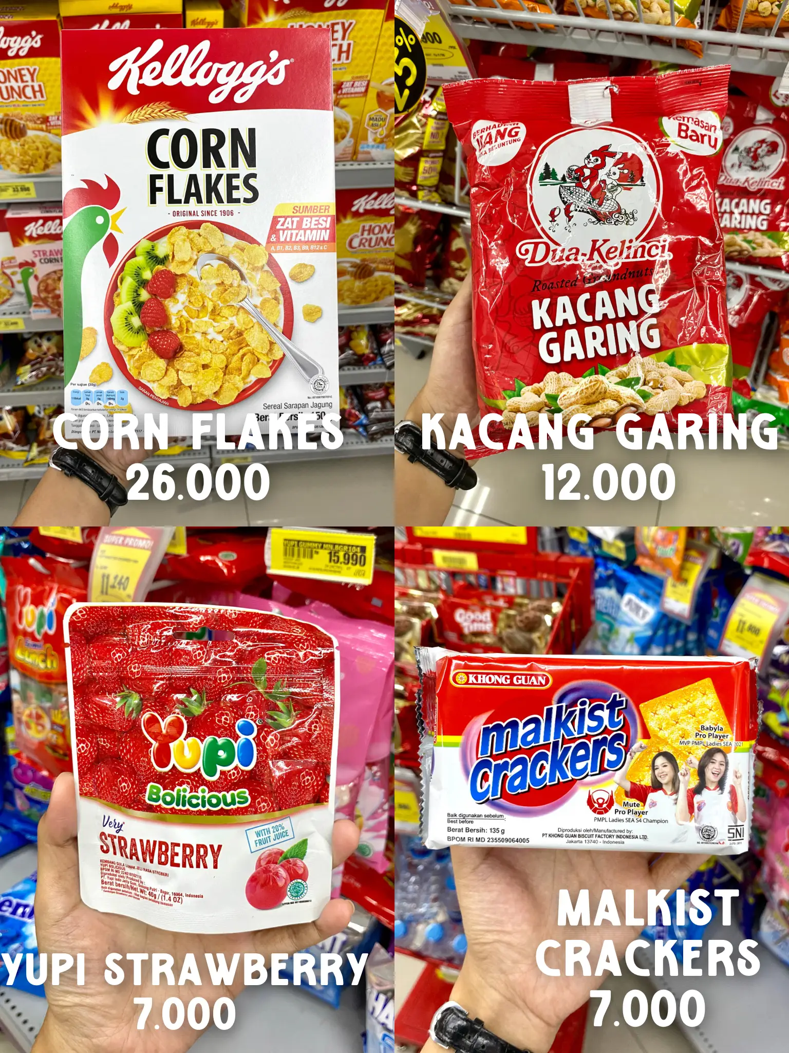 REKOMENDASI SNACK KEMASAN SERBA MERAH PUTIH 🇮🇩 | Galeri diposting oleh ...