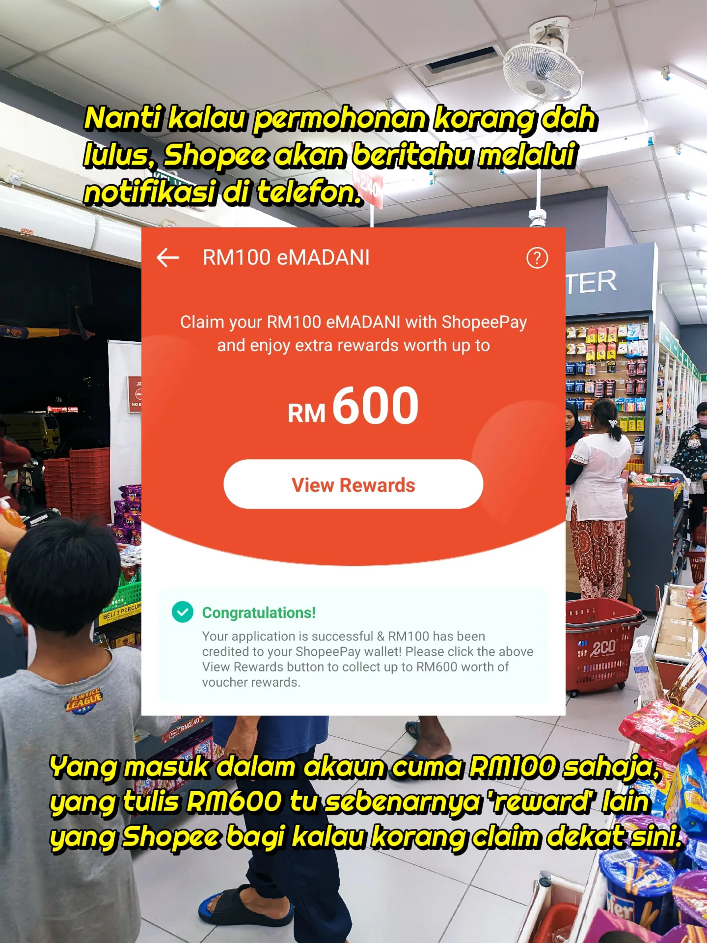 Dah Dapat RM100 eMadani? Macam Mana Nak Guna? | Galeri disiarkan oleh Hazwan Hafiz | Lemon8