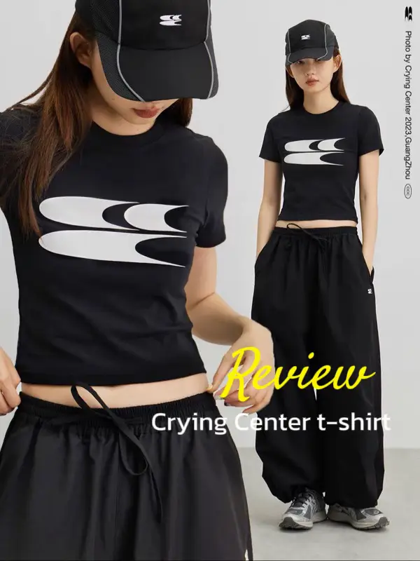 Crying center เสื้อยืดแบรนด์ไต้หวัน | แกลเลอรีที่โพสต์โดย บฟ🌈💖 | Lemon8