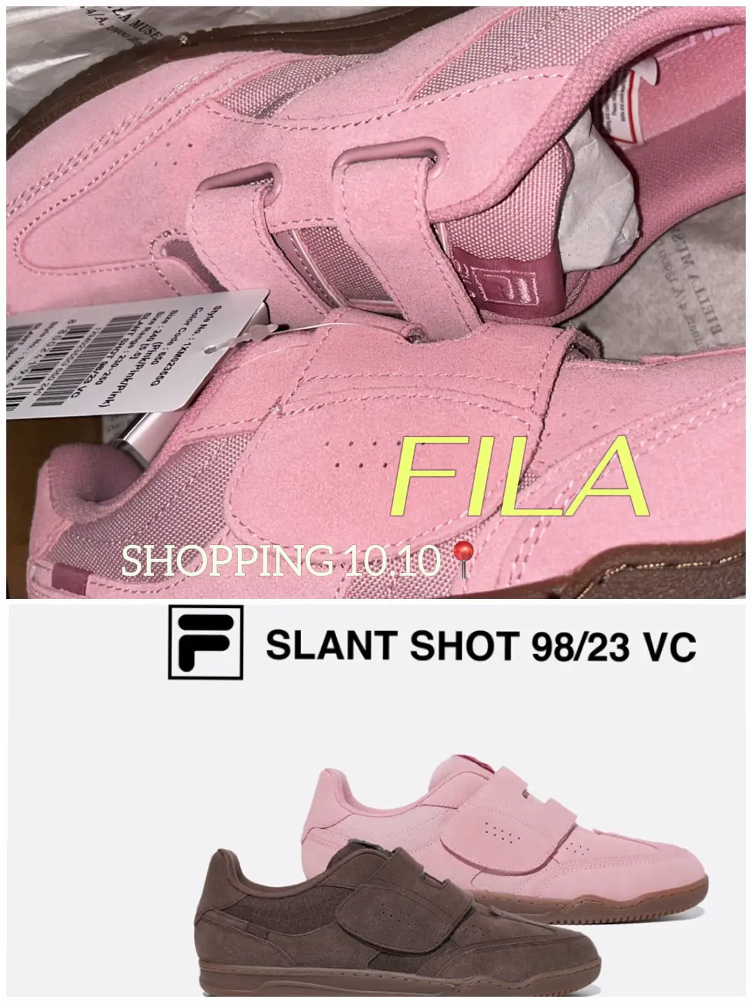 fila slant shot 98/23 vc👟 | แกลเลอรีที่โพสต์โดย Bbambam🌷 | Lemon8