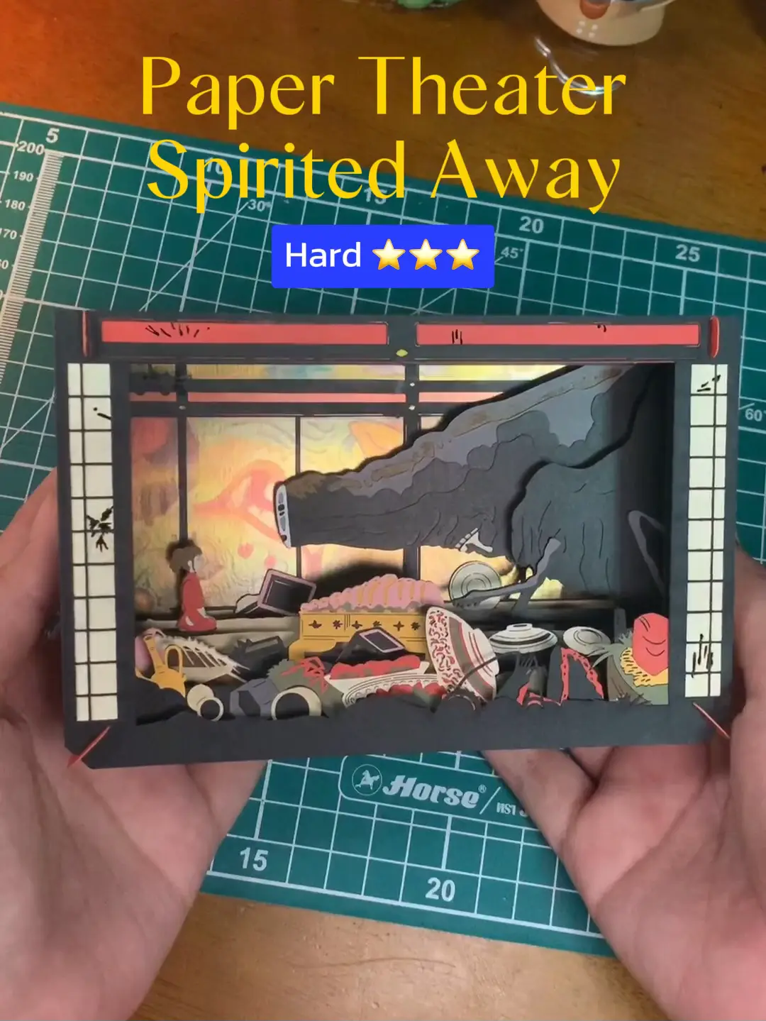 รีวิว Paper Theater Spirited Away #2 | วิดีโอที่เผยแพร่โดย นิวสอเสือการัน | Lemon8