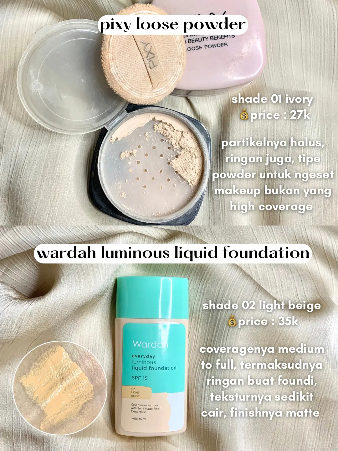 rekomendasi makeup under 50k!😍 | แกลเลอรีที่โพสต์โดย Rahma Azizah 🌸 ...