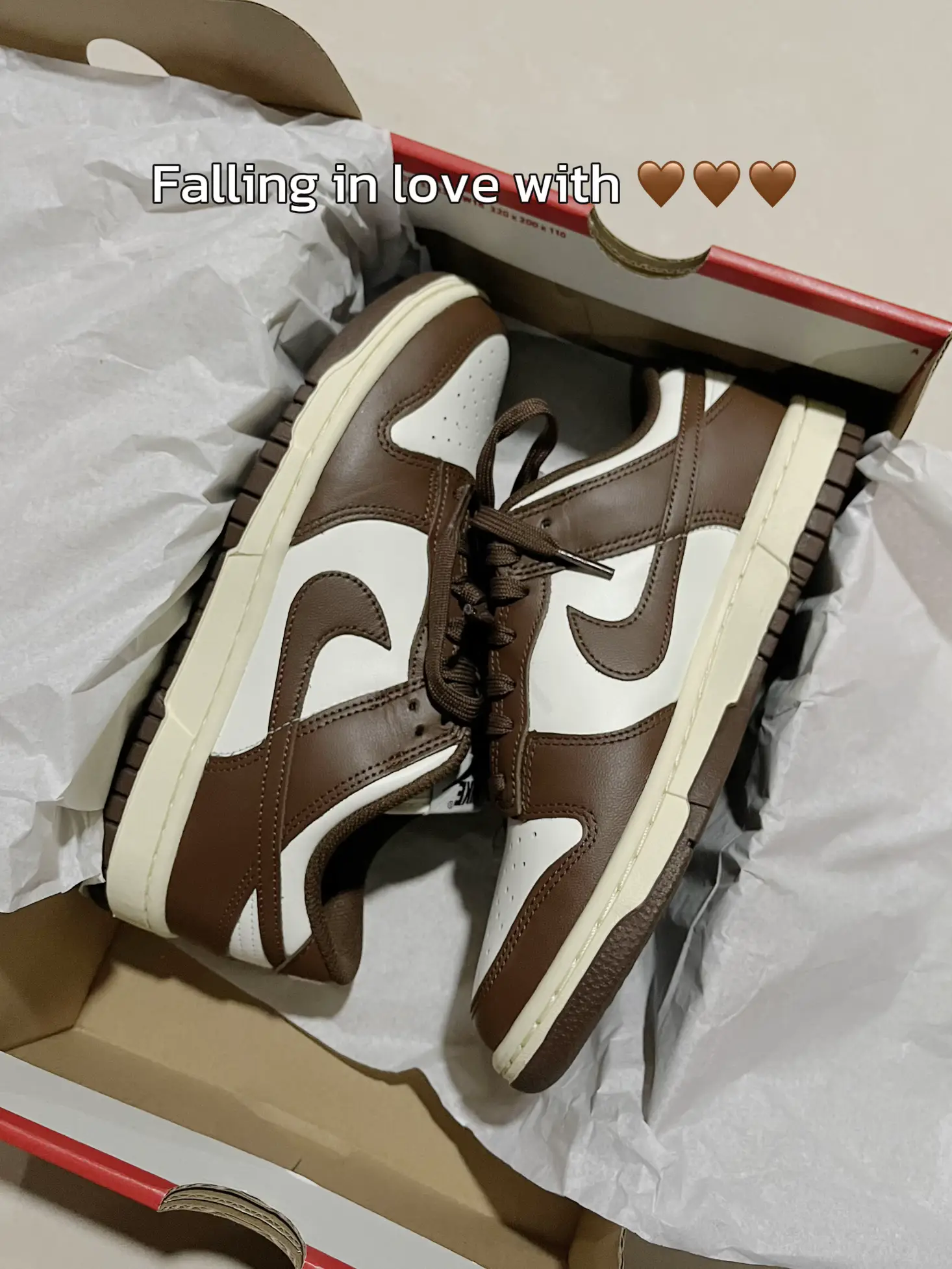 ป้ายยา Nike Dunk Low Cocao wow🌟🤎 | น้ำตาลที่ถูกต้อง!🤩 | แกลเลอรีที่ ...
