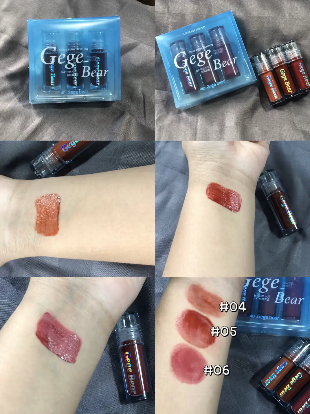 มาเเล้วกับการบอกต่อลิปของ….gege bear💋 | แกลเลอรีที่โพสต์โดย Overcome | Lemon8