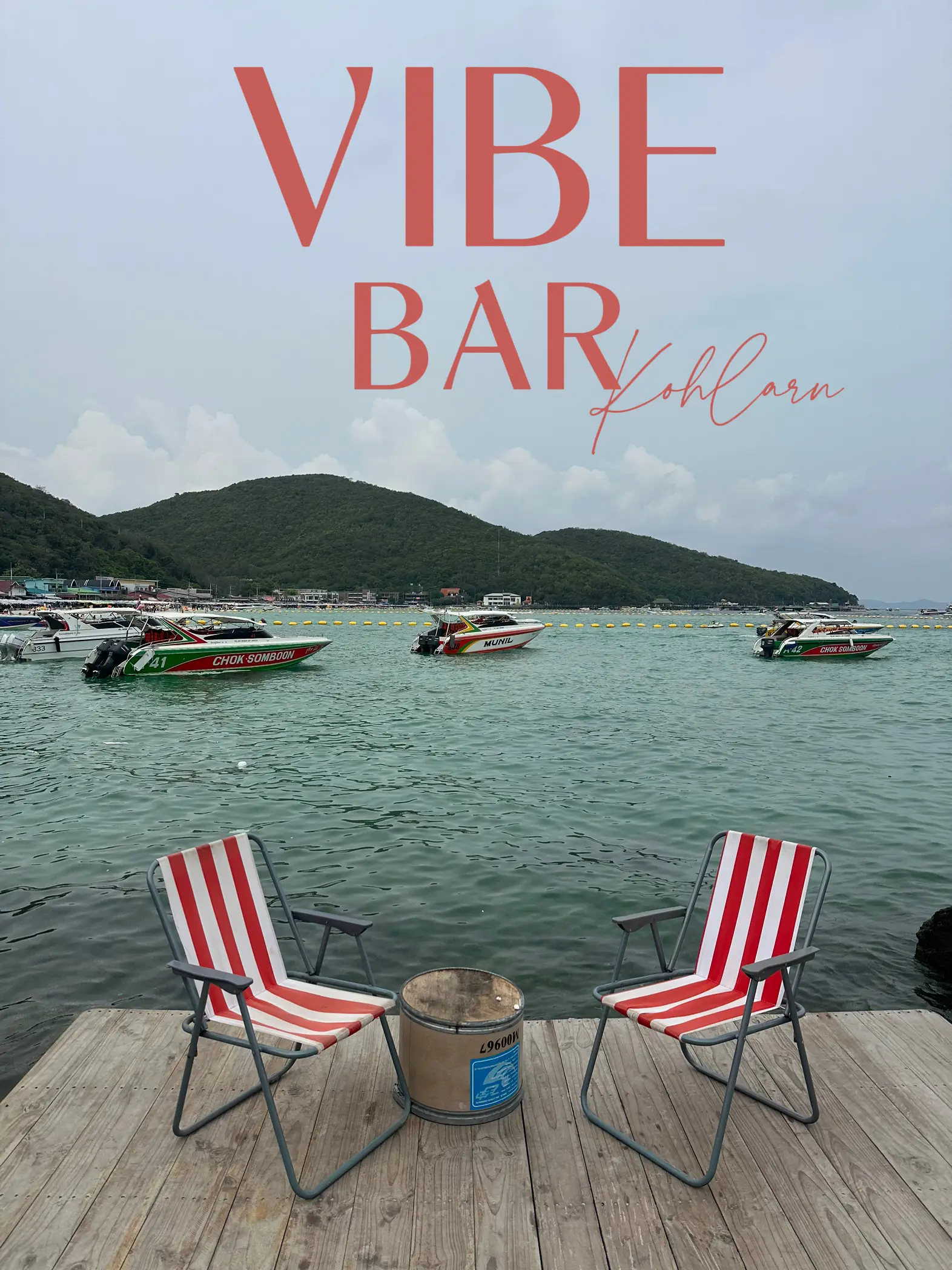 VIBE BAR คาเฟ่เกาะล้าน โลนี้ถ่ายรูปปัง 📸 | แกลเลอรีที่โพสต์โดย Paii🧸 ...